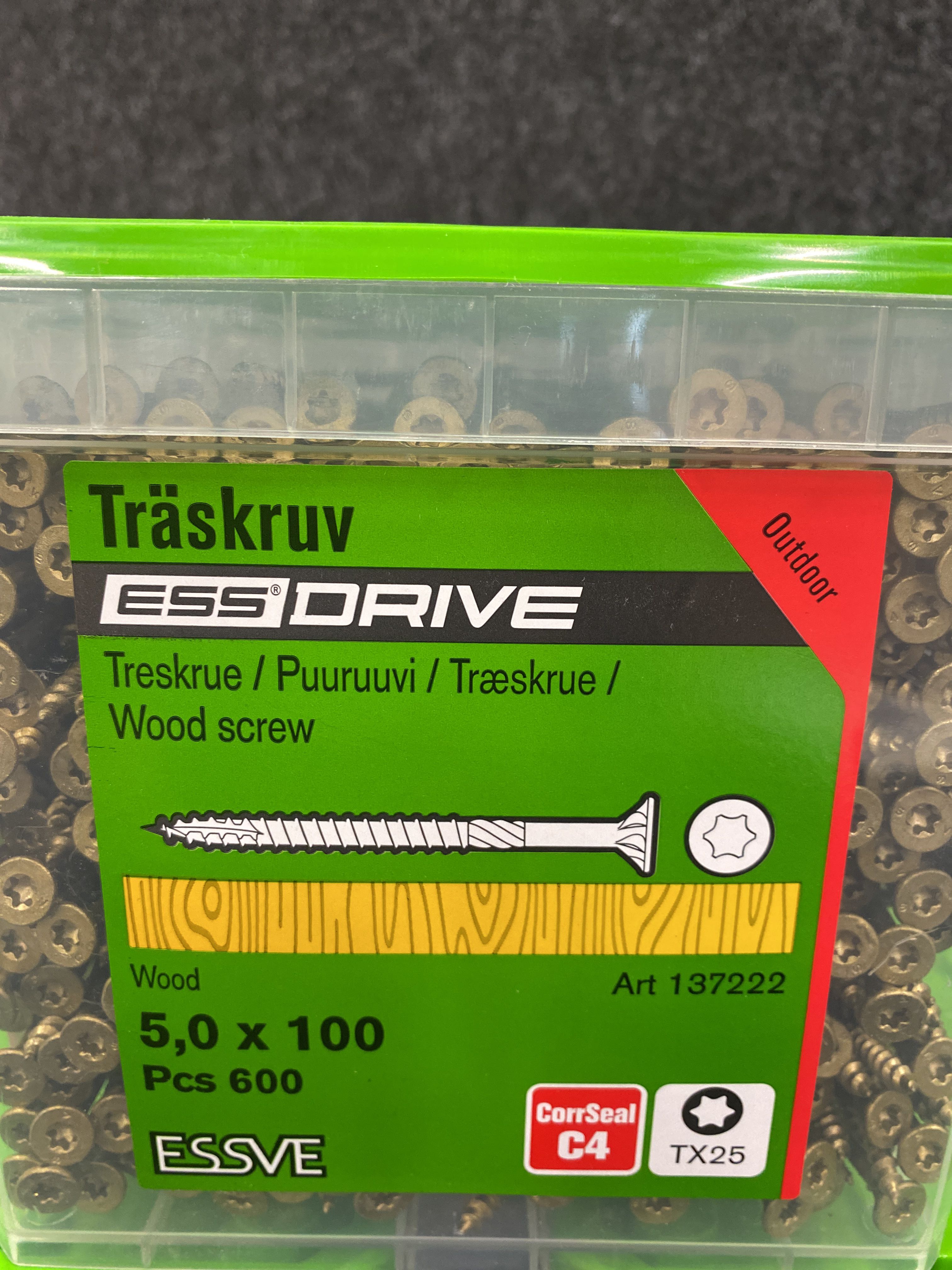 3st förpackningar Essve Träskruv - Auktioner online - Nätauktioner ...