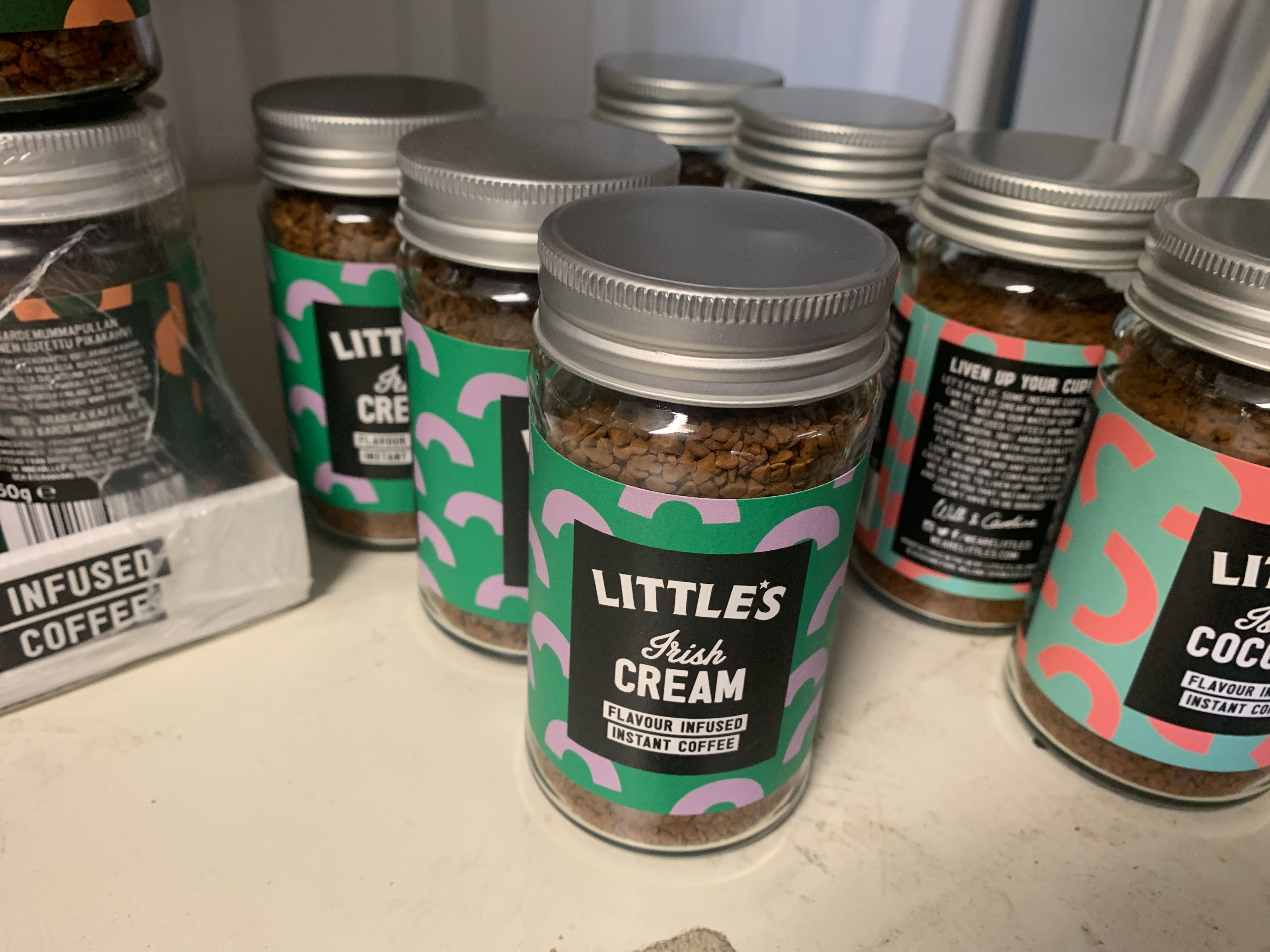 Flavored instant coffee, throat lozenges, popcorn seasoning - PS ...