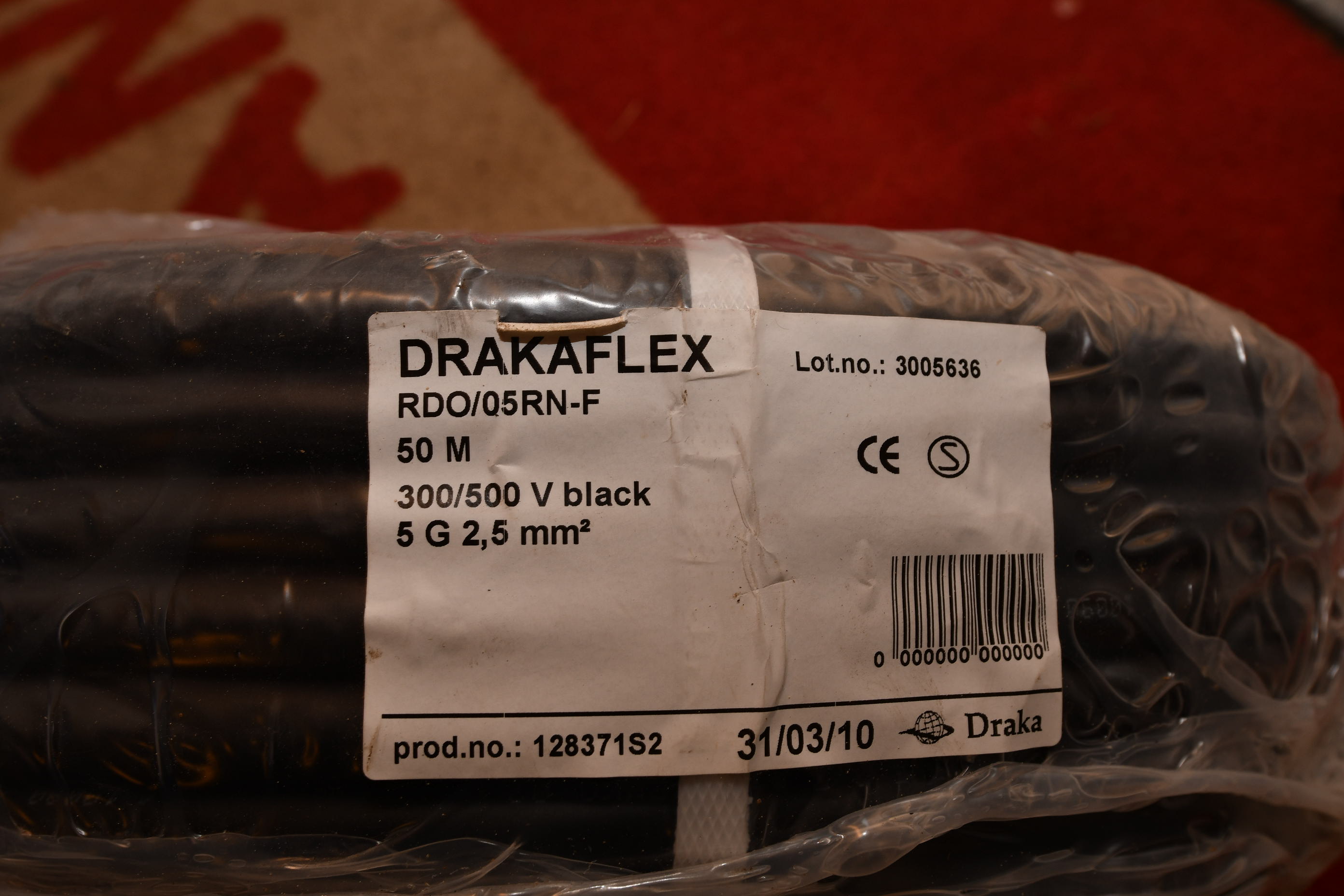 Drakaflex rubber cable - PS Auction - We value the future - Largest in ...