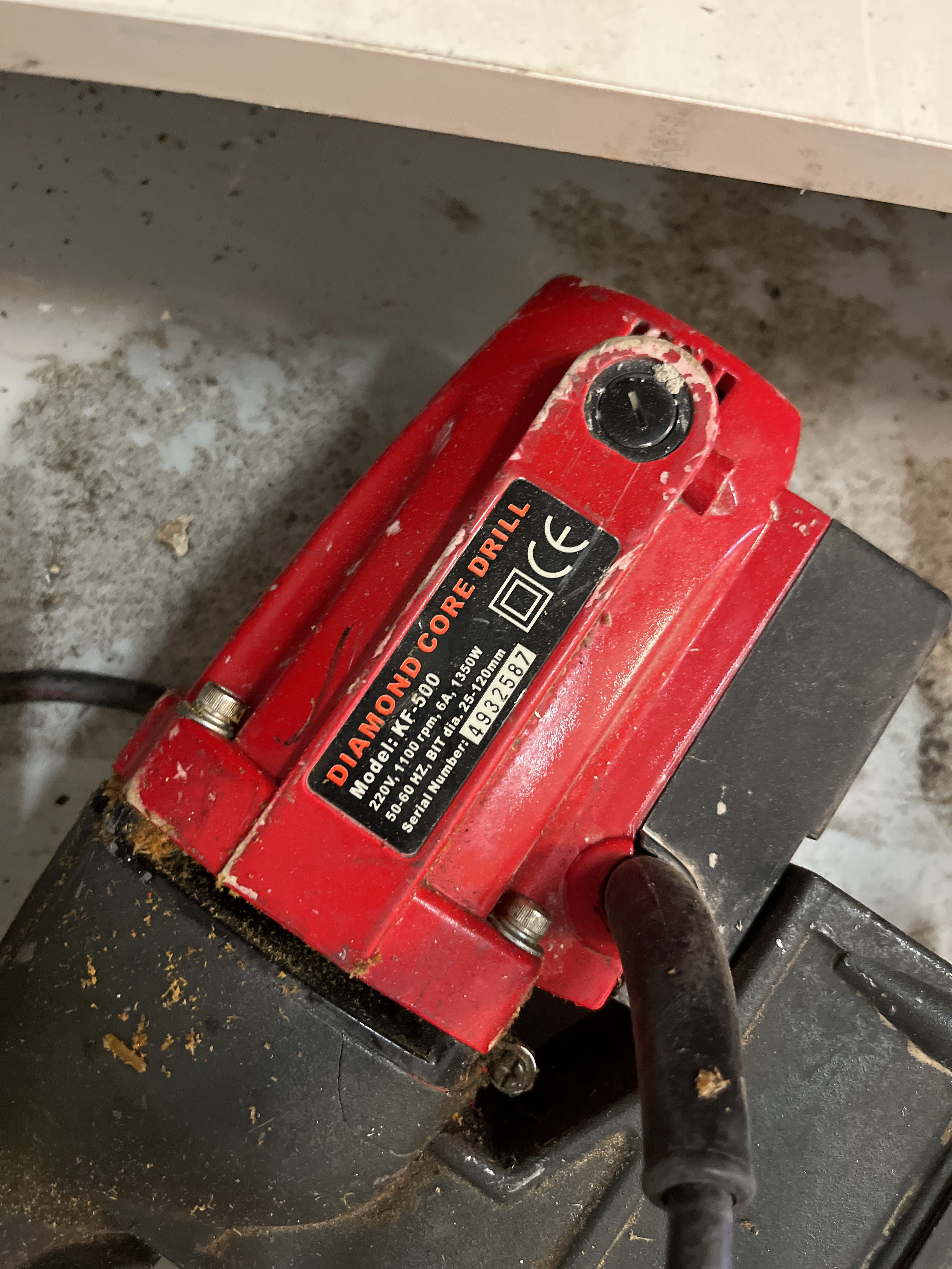 Core drill with accessories, Weka & Husqvarna - PS Auction - We value the future - Largest in ...