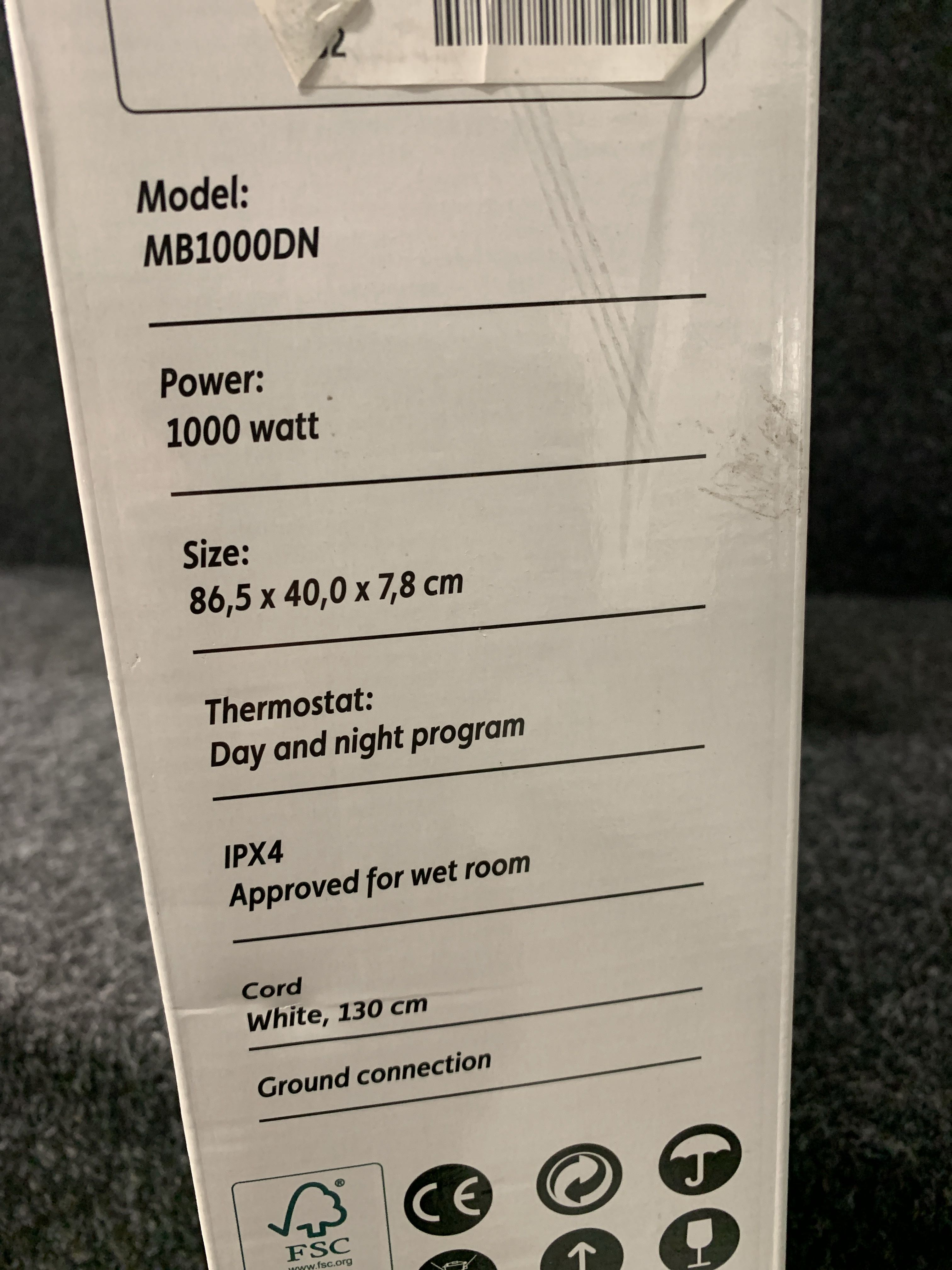 Panelelement Mill Glas 1000W (vit) - Auktioner online - Nätauktioner ...