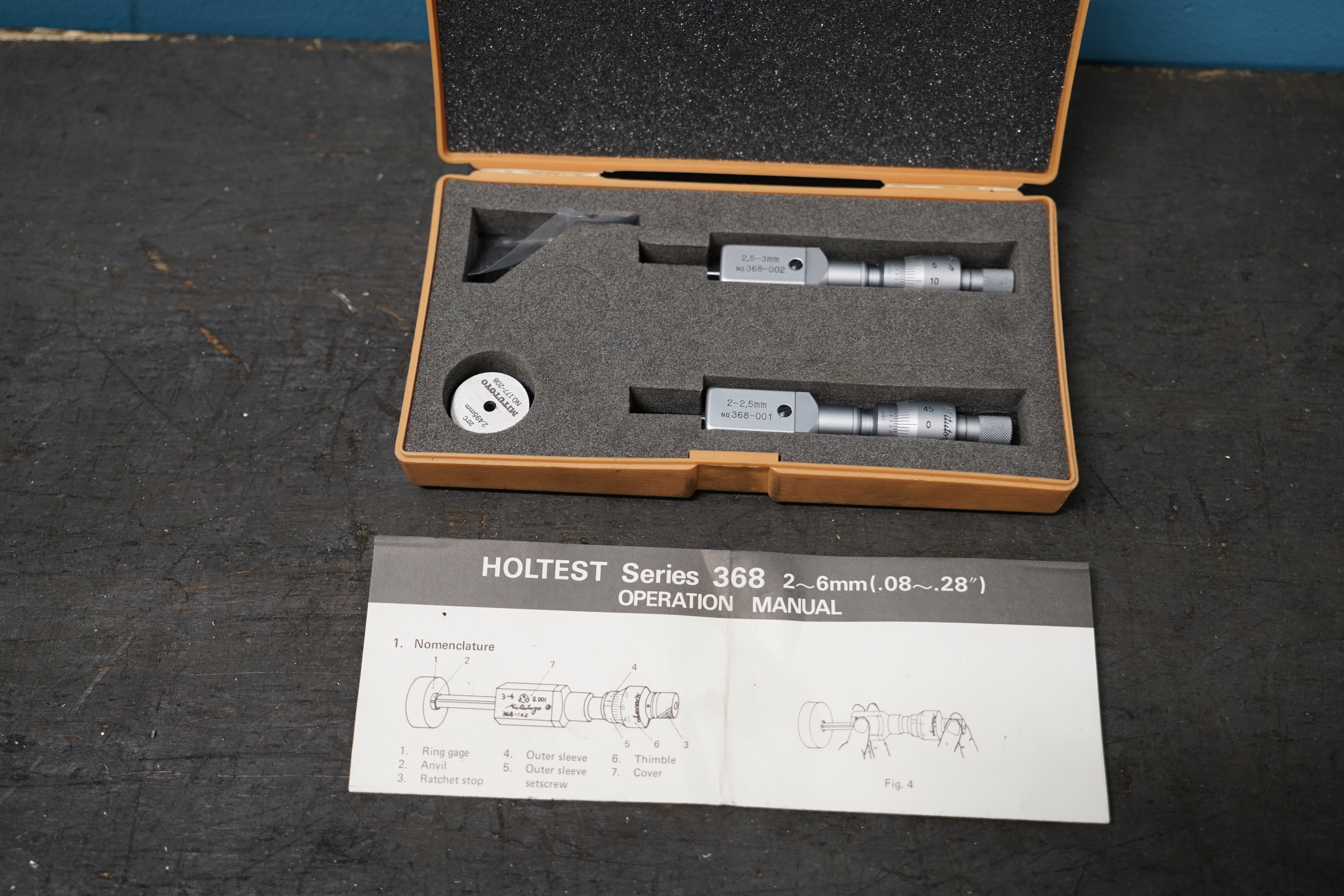 Invändig mikrometer Mitutoyo Holtest Series 368 – 2–3 mm - Auktioner ...