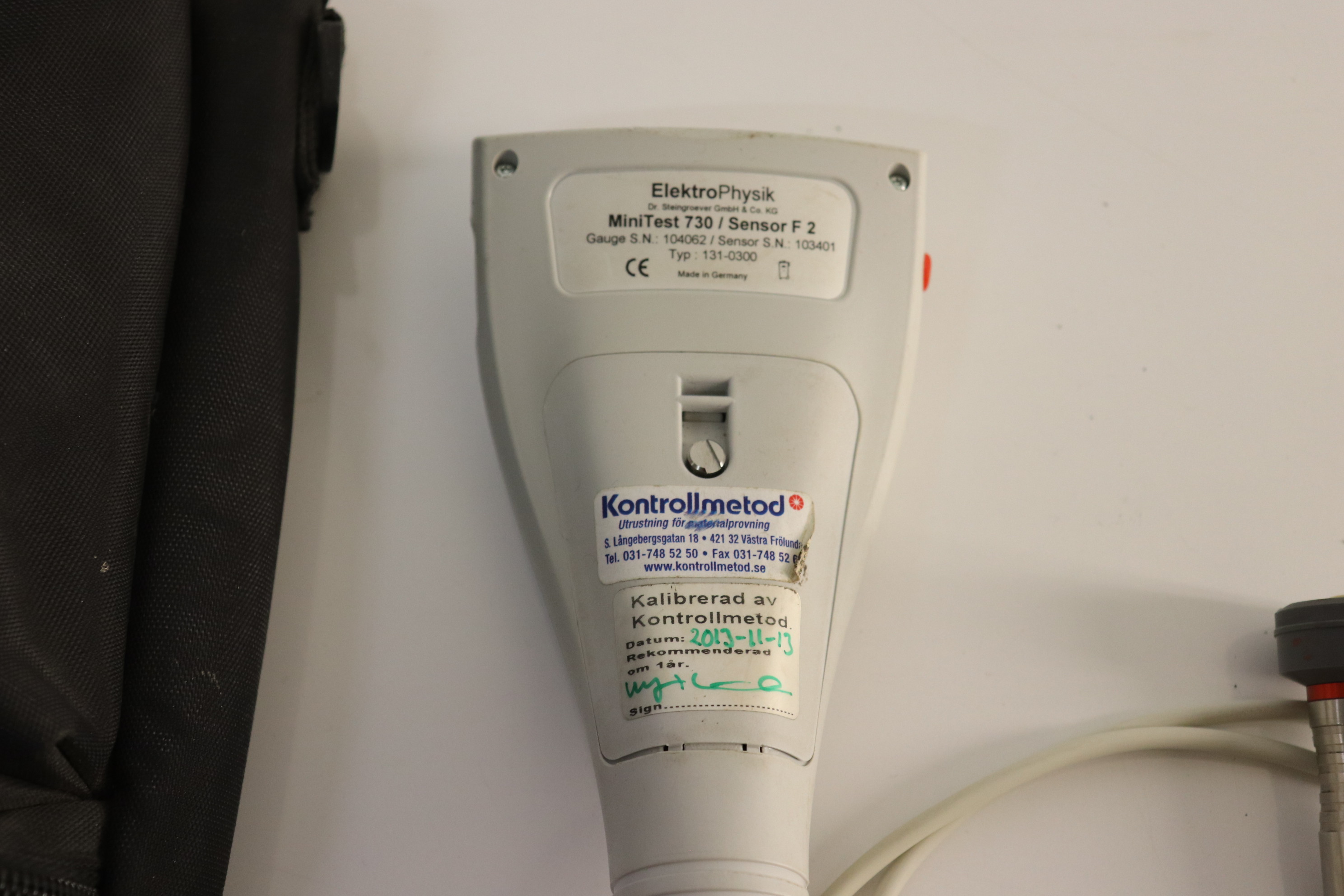 ElektroPhysik MiniTest 730 / Sensor F2 - PS Auction - We value the ...