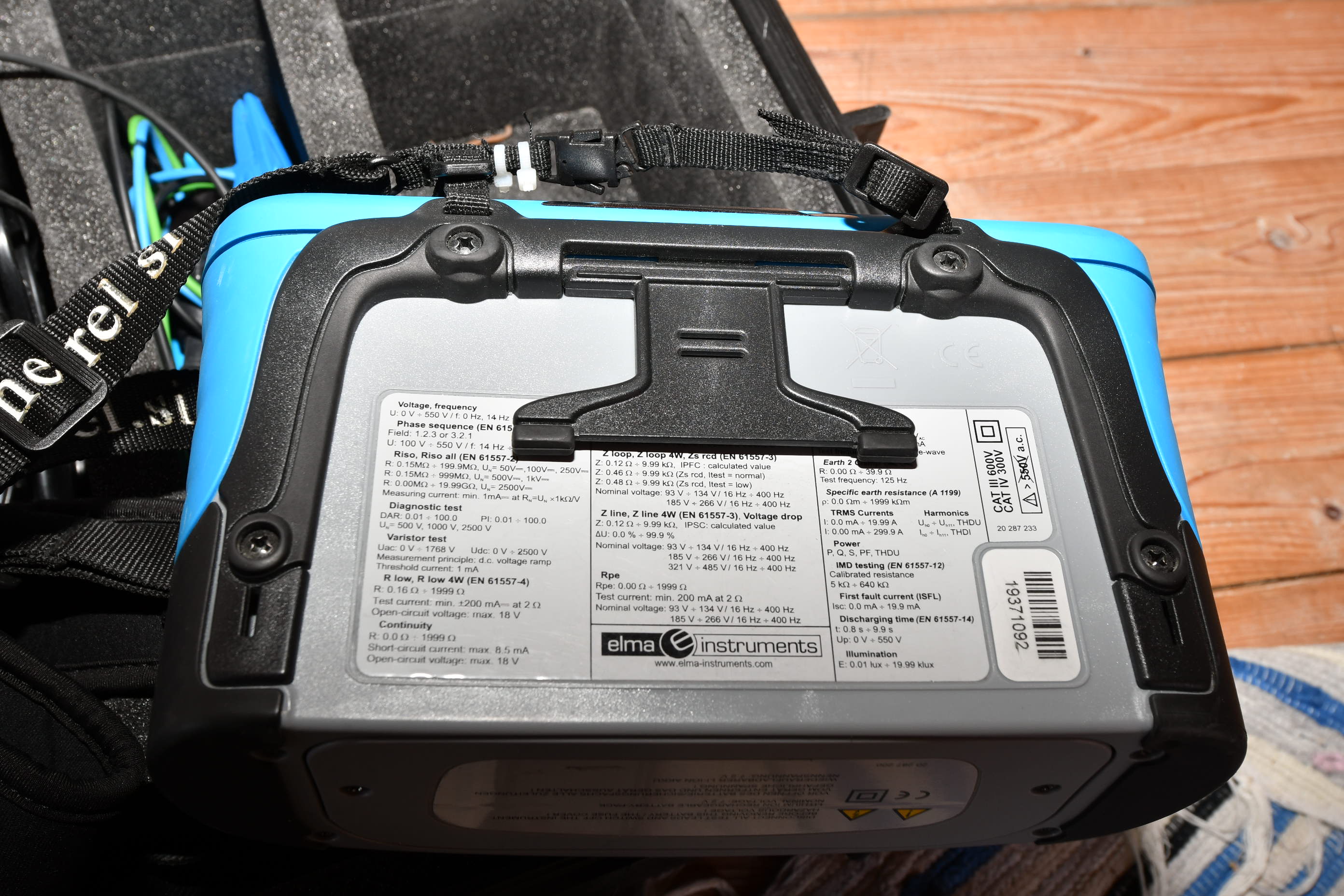 Elma Metrel MI3155 Eurotest XThe fully automatic installation tester ...