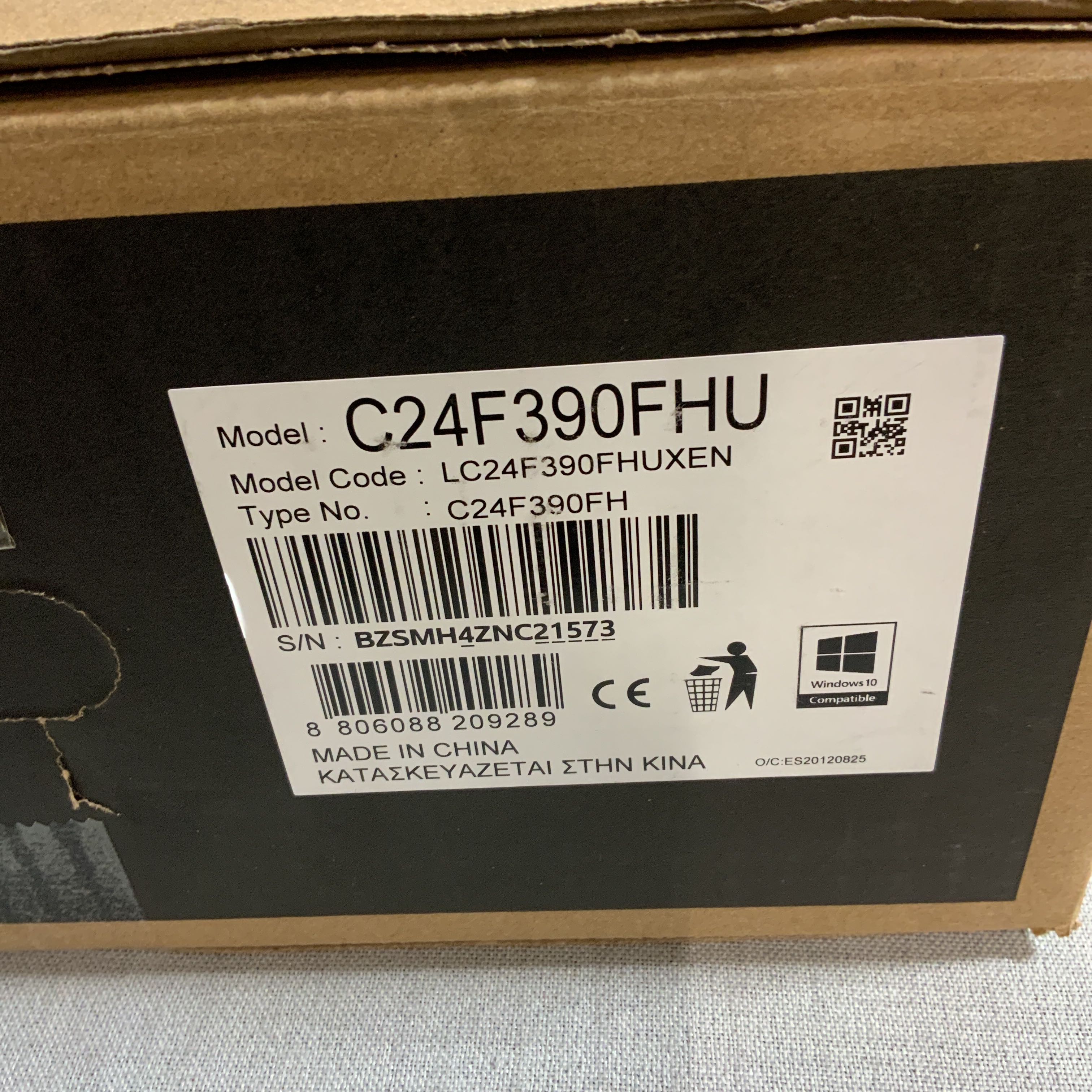 Datorskärm Samsung 24" Curved C24F390 - Auktioner online - Nätauktioner ...