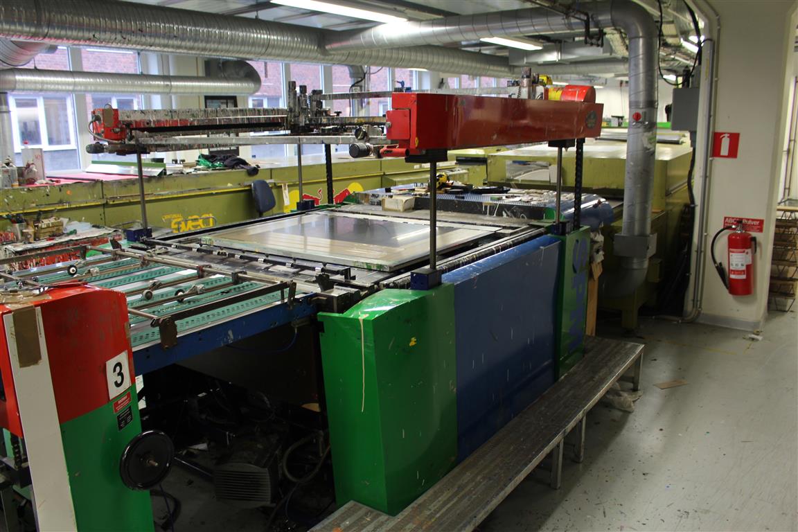 Screen printing line # 1 Svecia Printmaster MK2 - PS Auction - We value ...