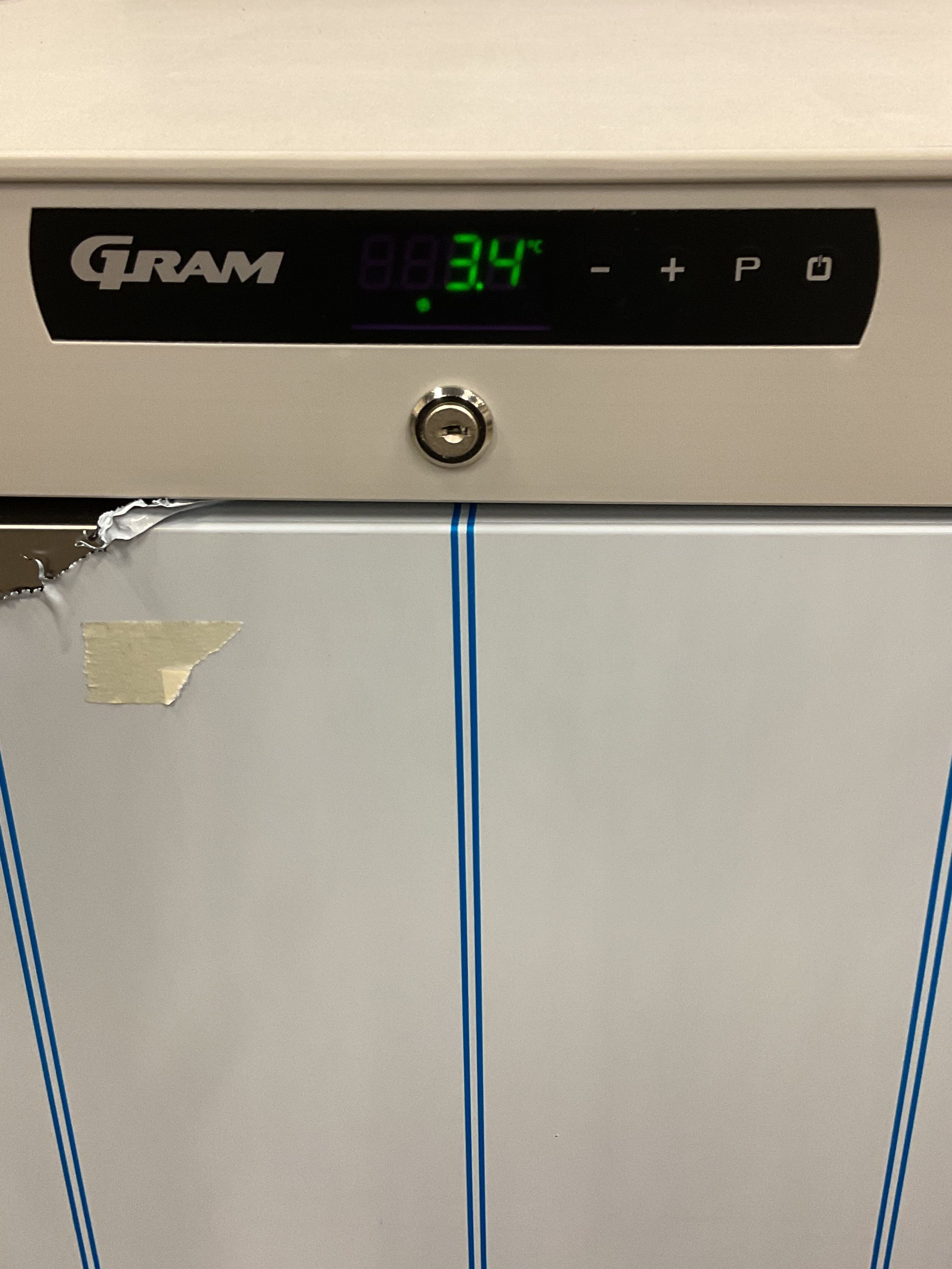 New stainless refrigerator Gram demoex - PS Auction - We value the ...