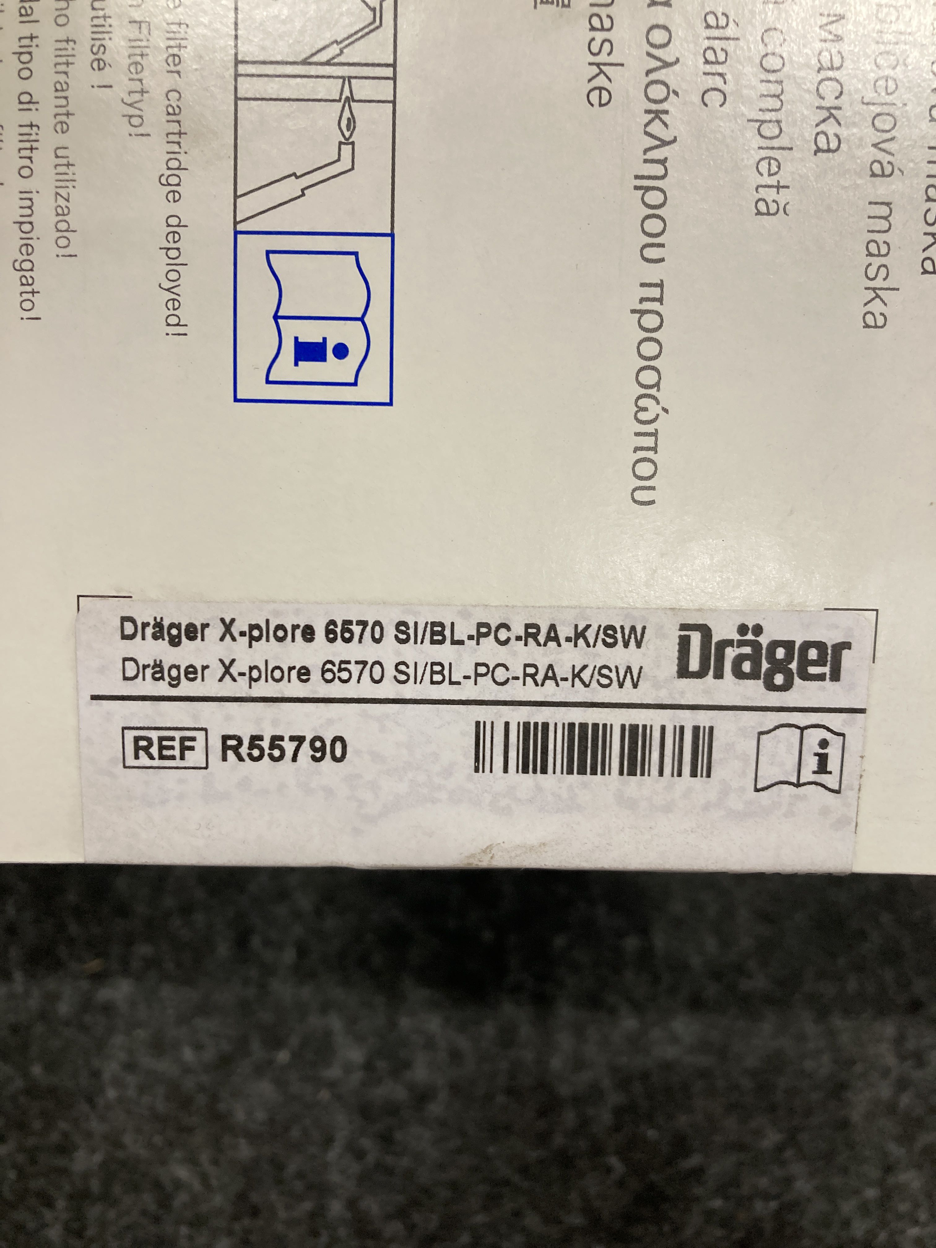 Breathing mask Dräger X-Plore 6570 - PS Auction - We value the future ...