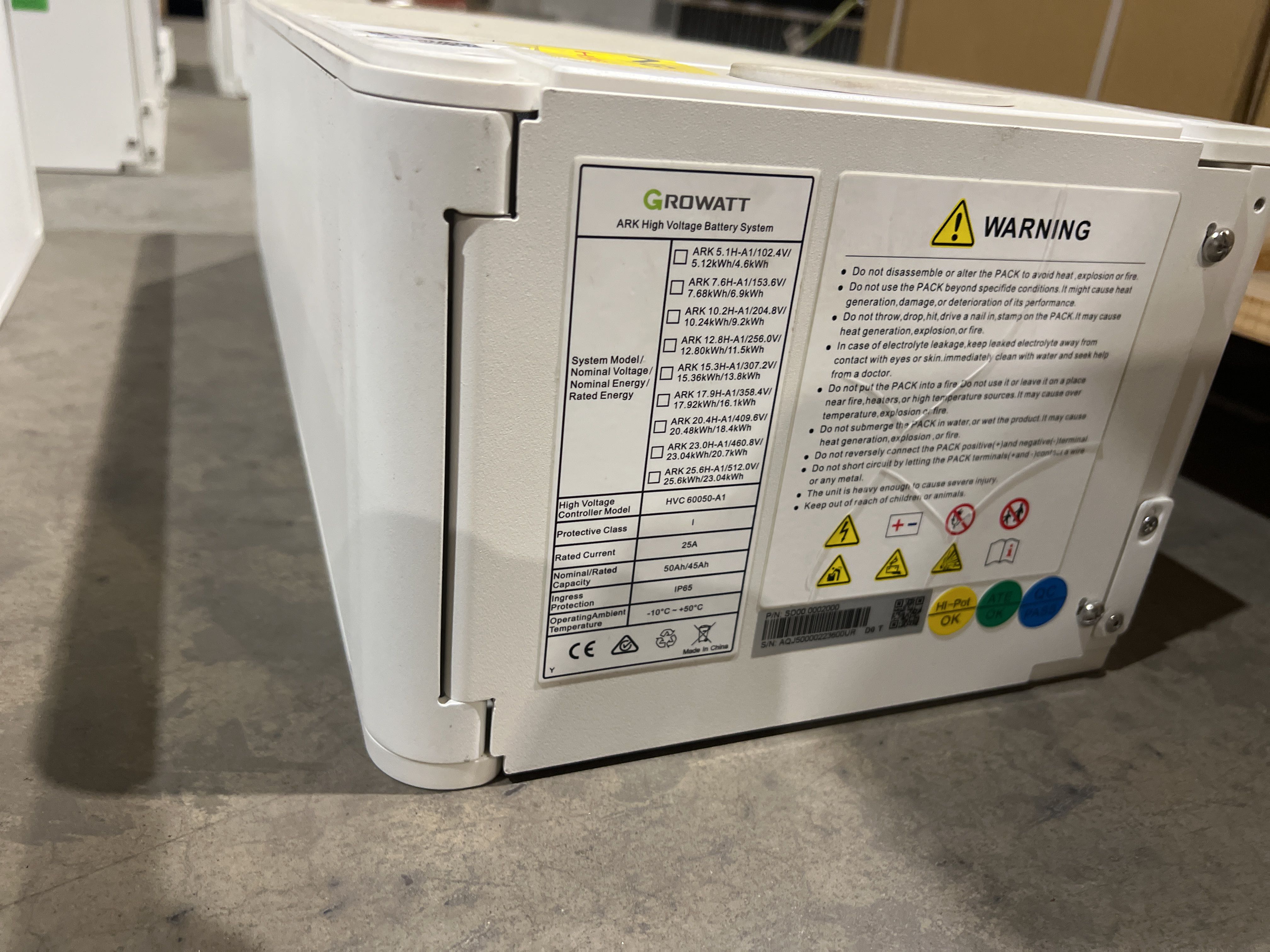 Batterimodul - Growatt ARK High Voltage Battery System - Auktioner ...