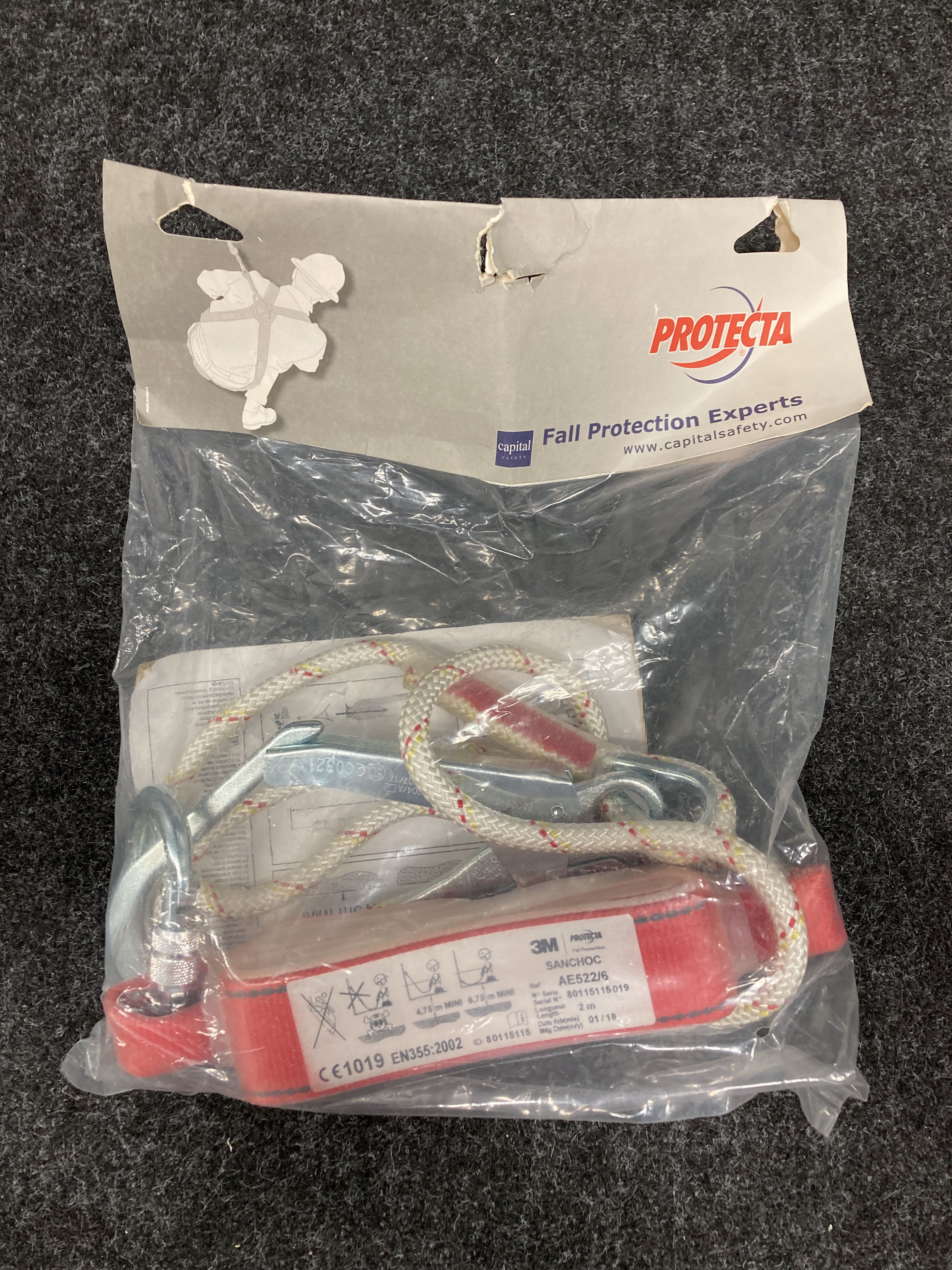 Fall arrester with rope 3M Protecta 2m - PS Auction - We value the ...