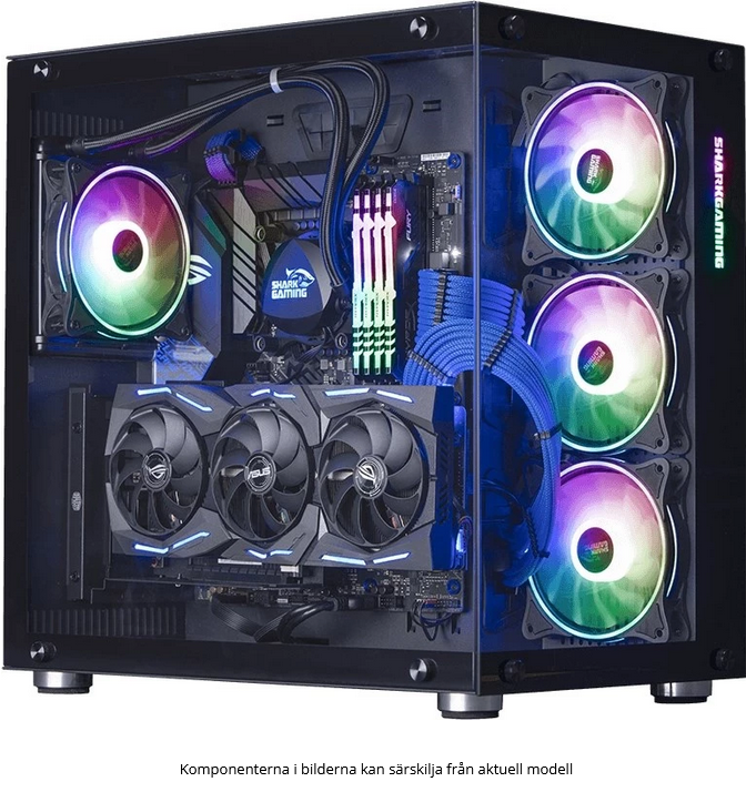 Gaming computer with 11th Gen. Intel Core i7 & ASRock RX 6800 XT Shark ...