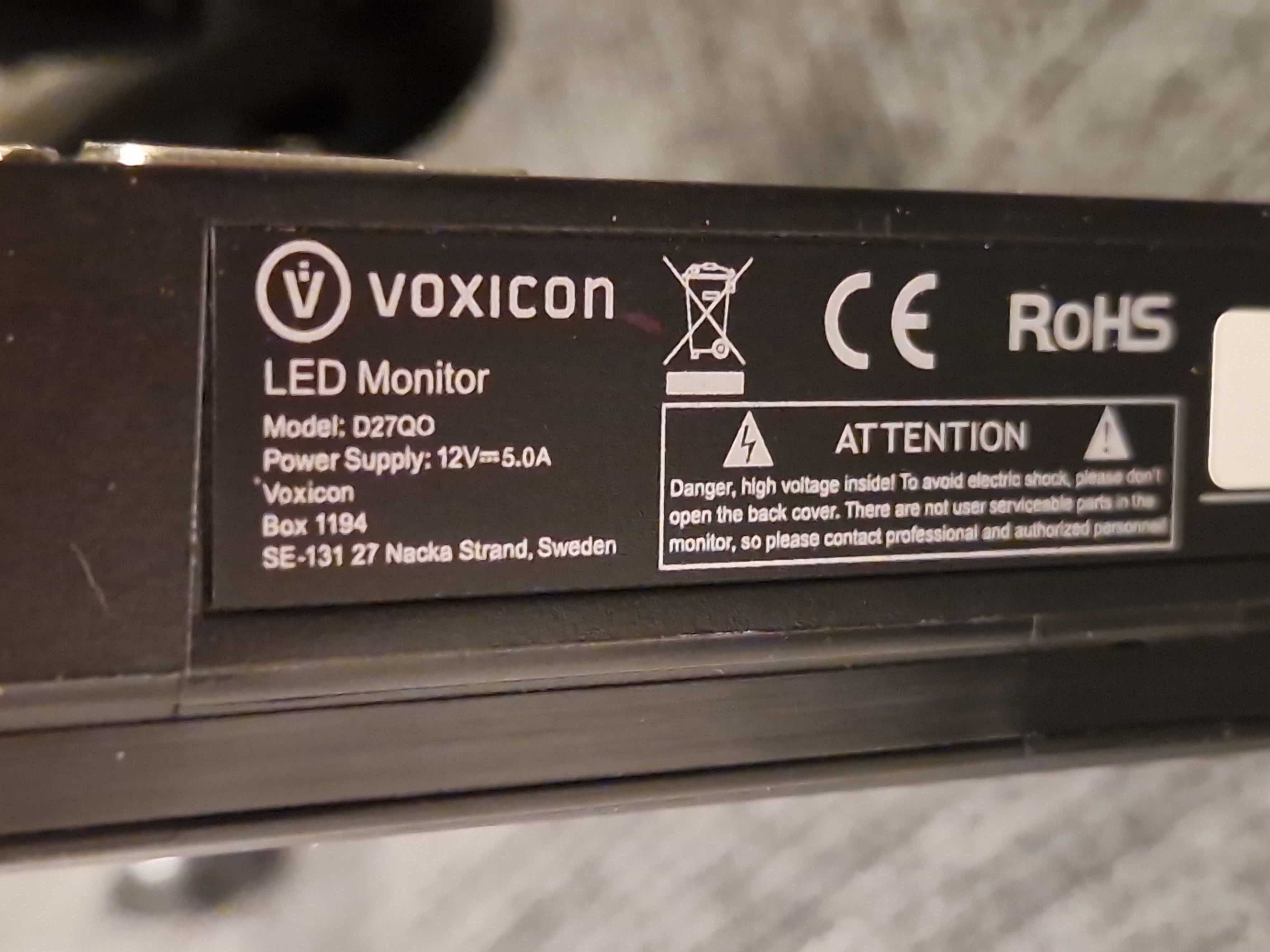 5st bildskärmar Voxicon 27" - Auktioner online - Nätauktioner ...