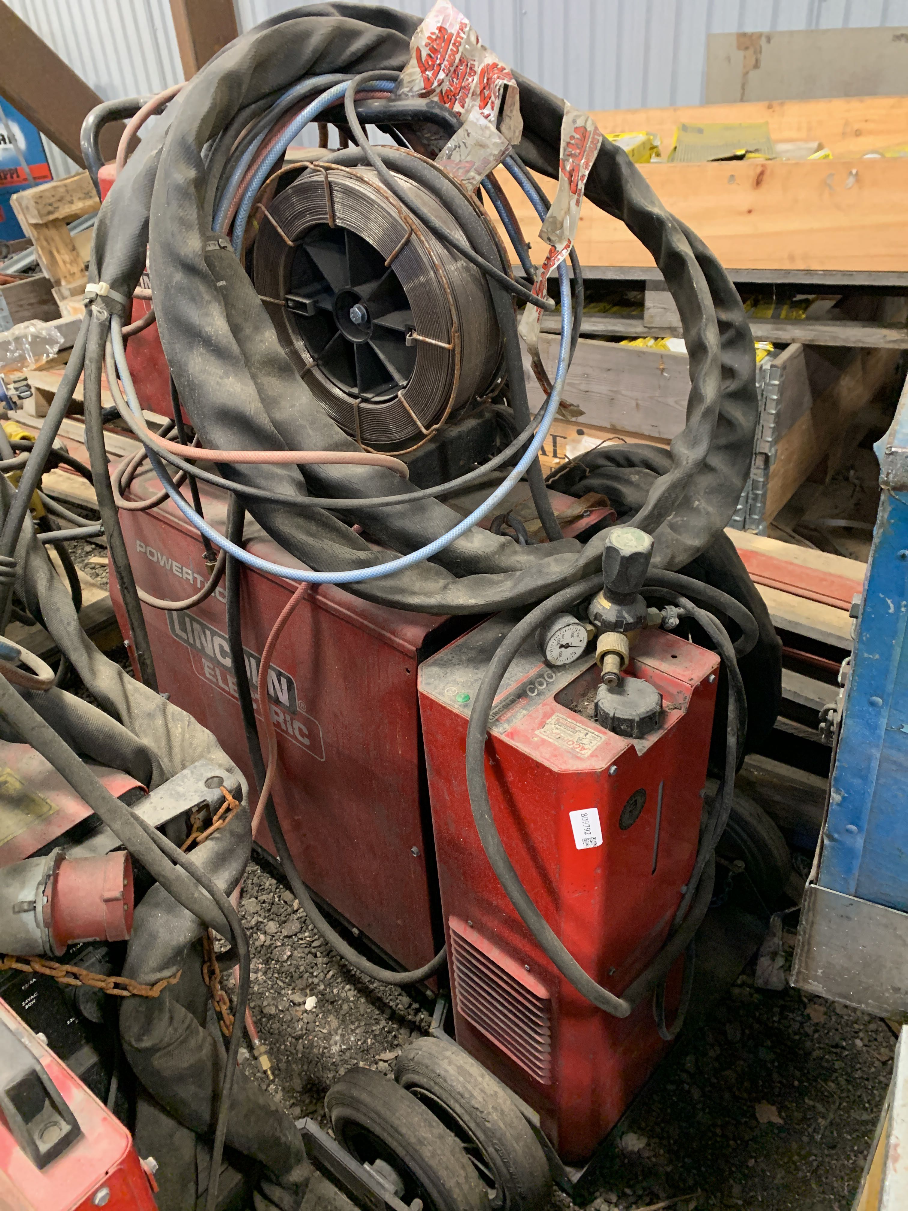 MIG welder with feeder and cooler Lincoln Electric Powertec 425S - PS ...