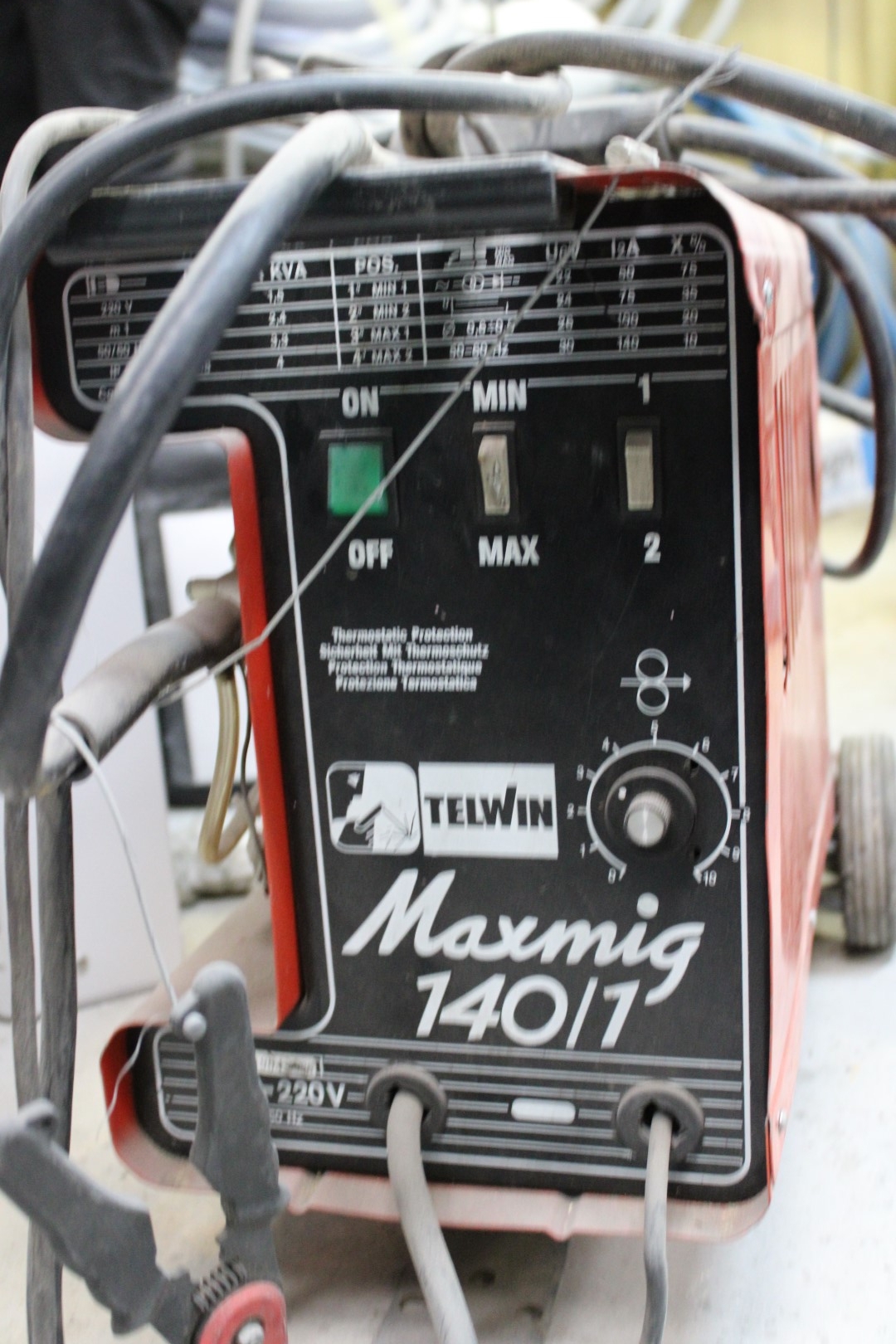 MIG-svets Telwin Maxmig 140/1 - Auktioner online - Nätauktioner & Konkursauktioner | PS Auction