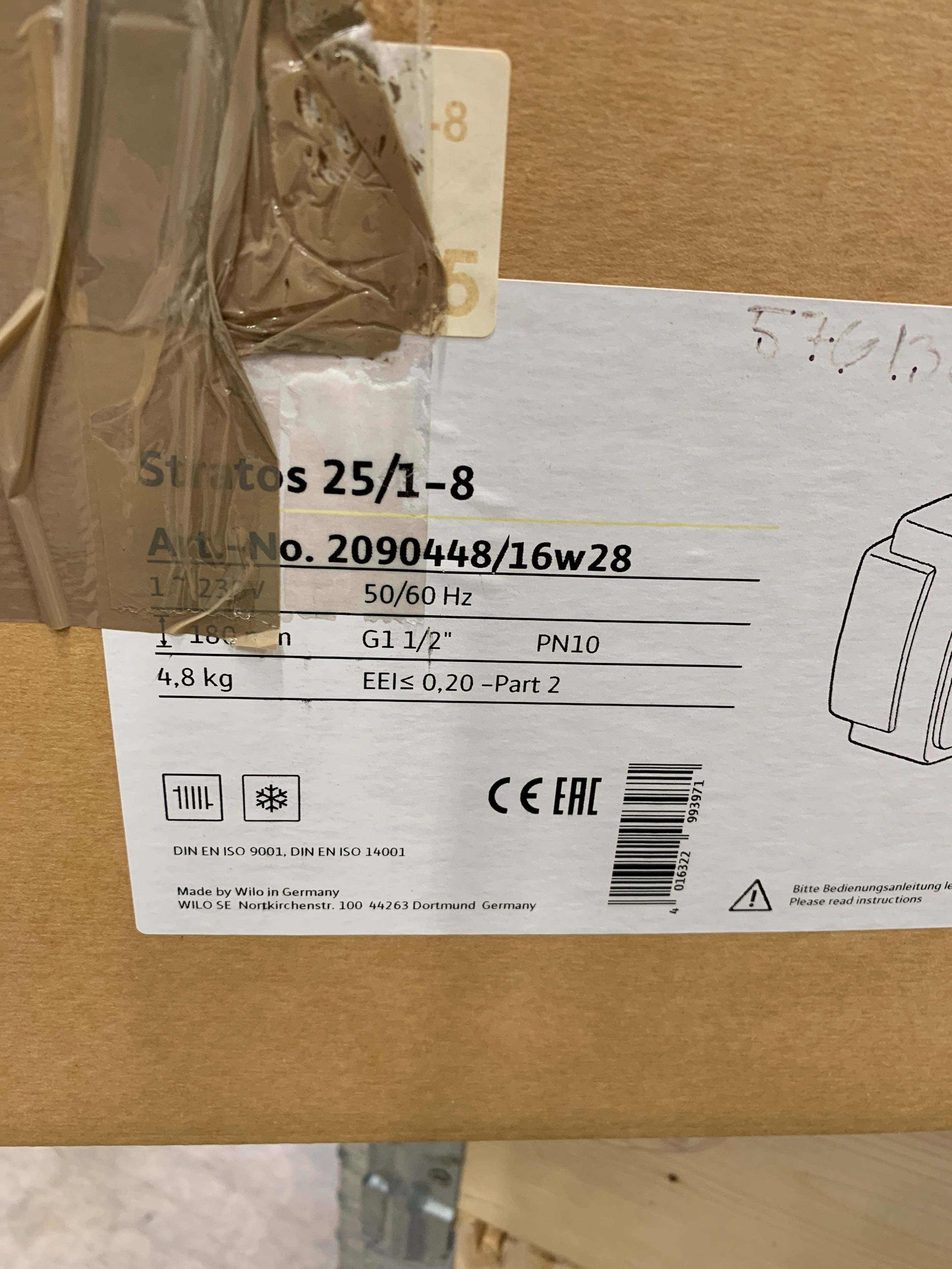 Circulation pump Wilo Stratos 25/1-8 - PS Auction - We value the future ...