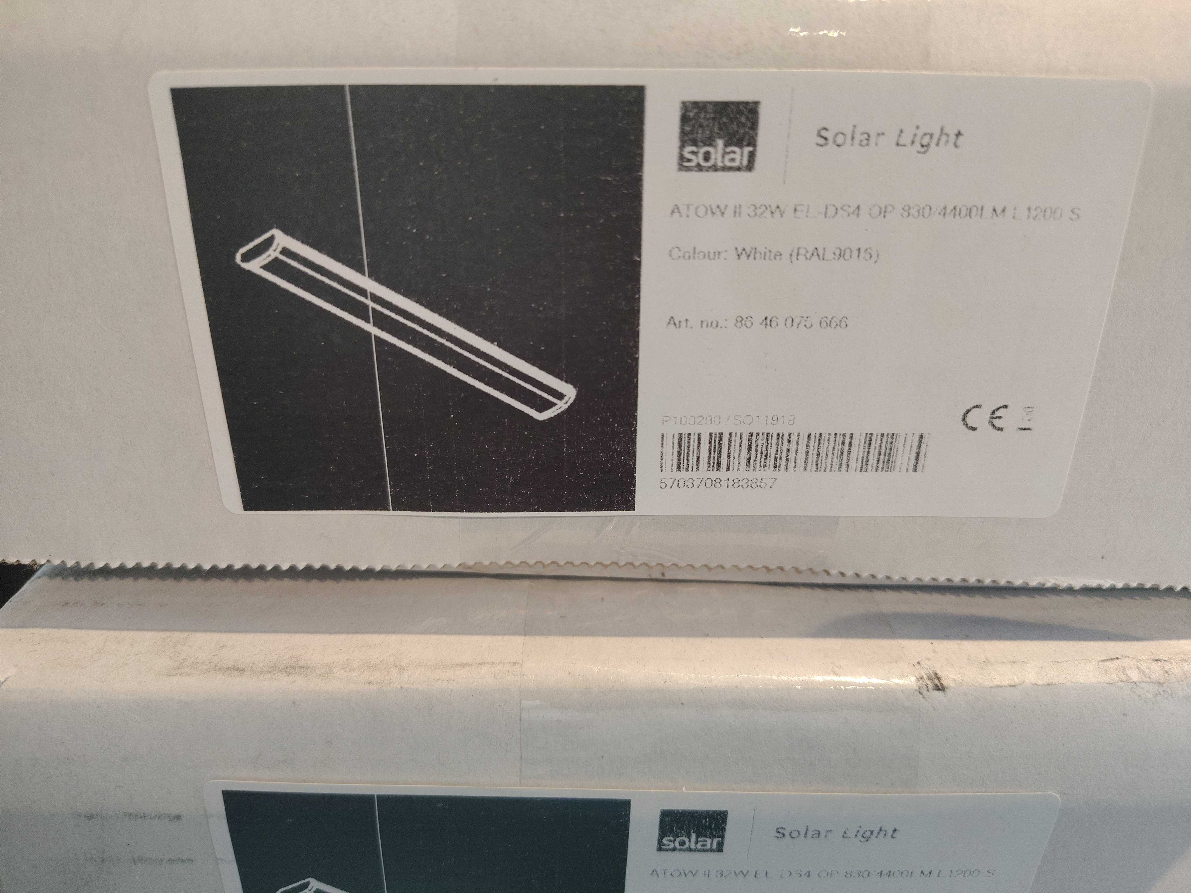 Luminaires, 4 pcs – Solar Light, 1200 mm, 3000 K, motion sensor, 4400 ...