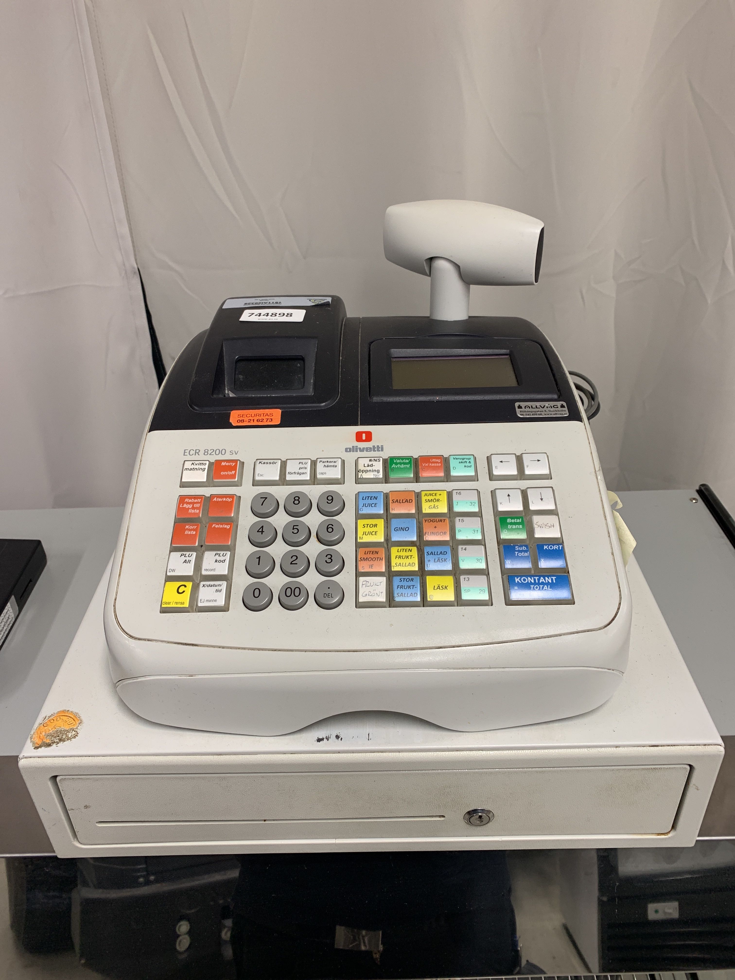 Cash register Olivetti ECR8200 Clean Cash PS Auction We value the future Largest in net auctions
