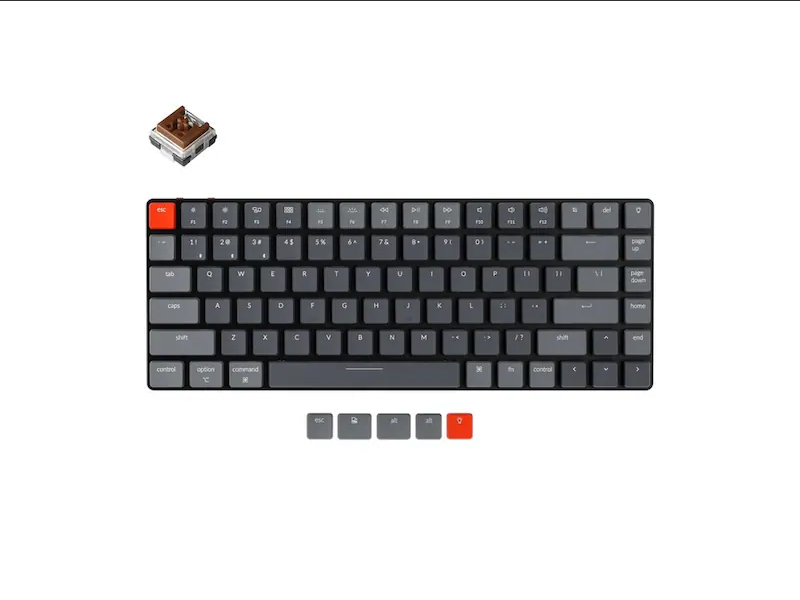Trådlöst Tangentbord Keychron K3 V2 RGB Optical Brown - Auktioner ...