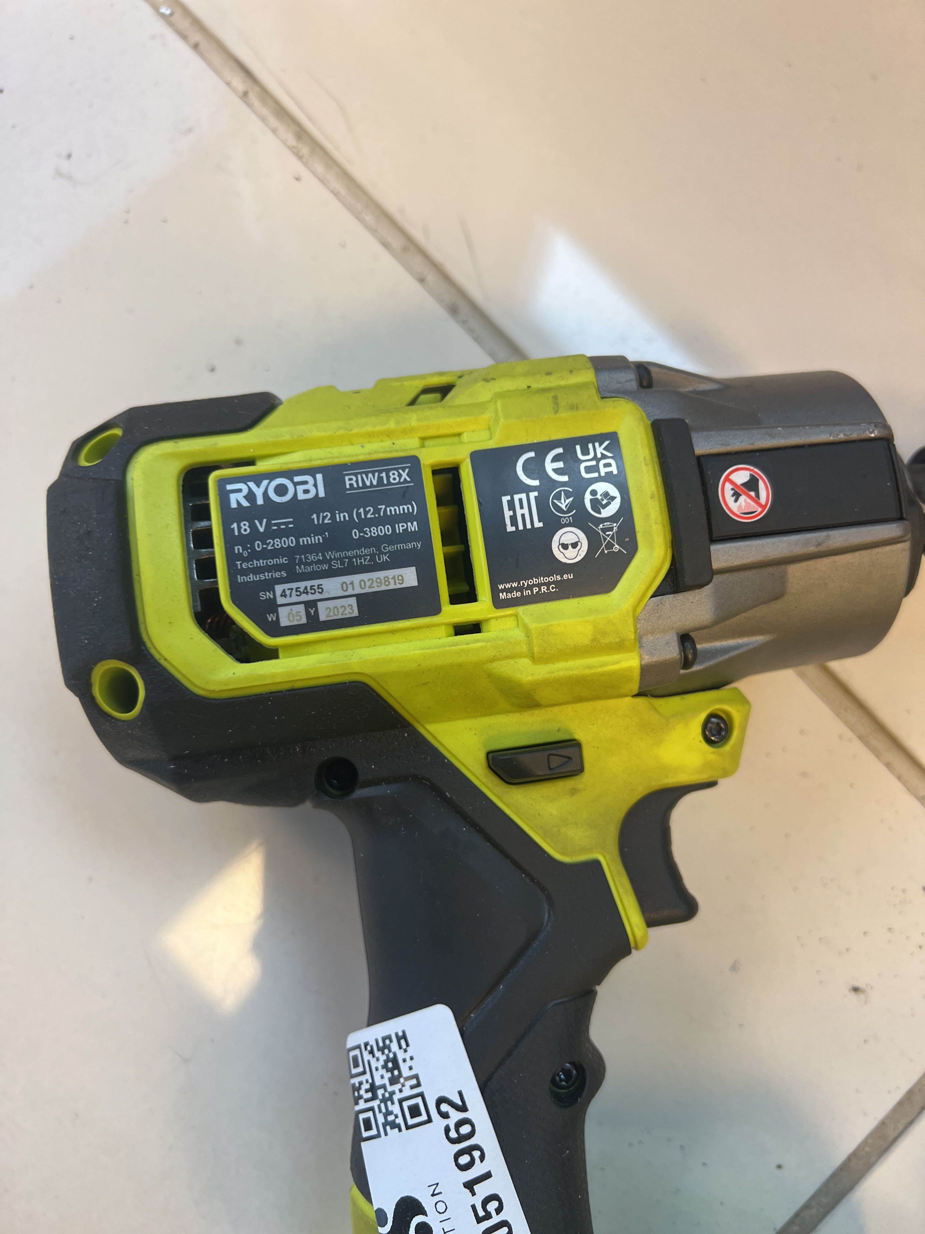 Elhandverktyg 3st med batteri & laddare - Ryobi - Auktioner online ...