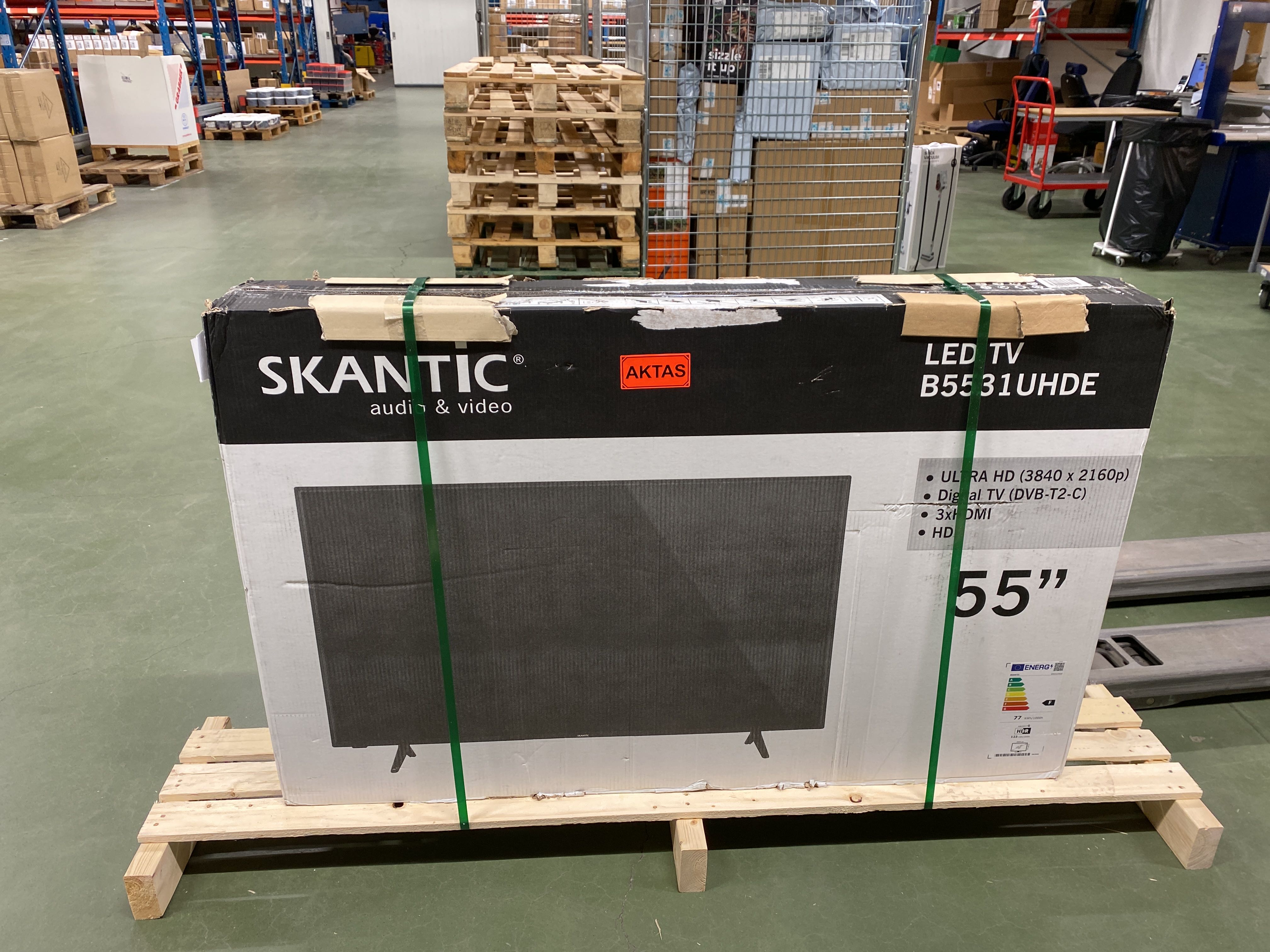 55" Ultra HD-TV med HDR 10 & Dolby Vision Skantic B5531UHD - Auktioner ...