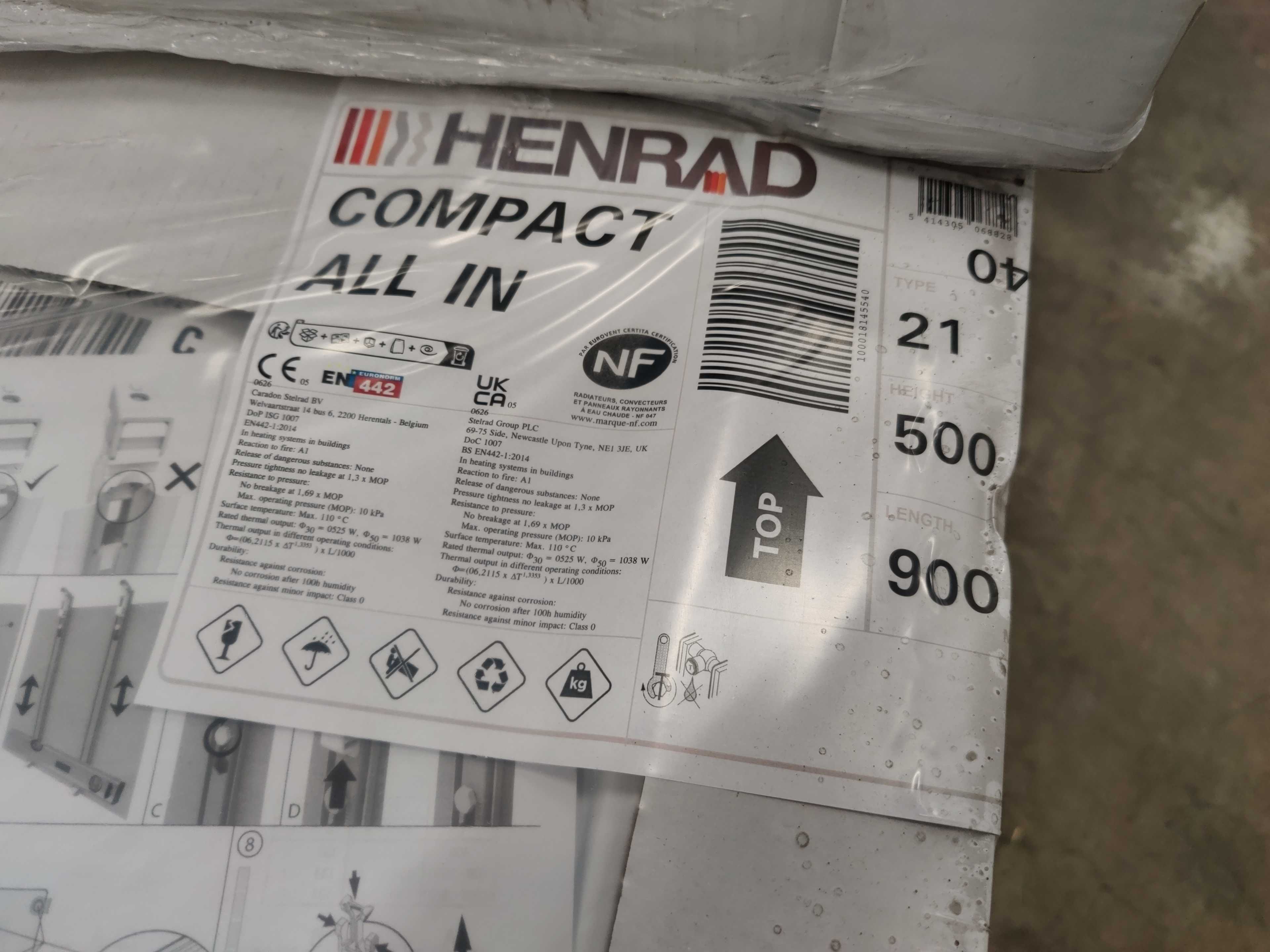 19 st Radiatorer Henrad Compact All In 21 500x900 mm - Auktioner online ...