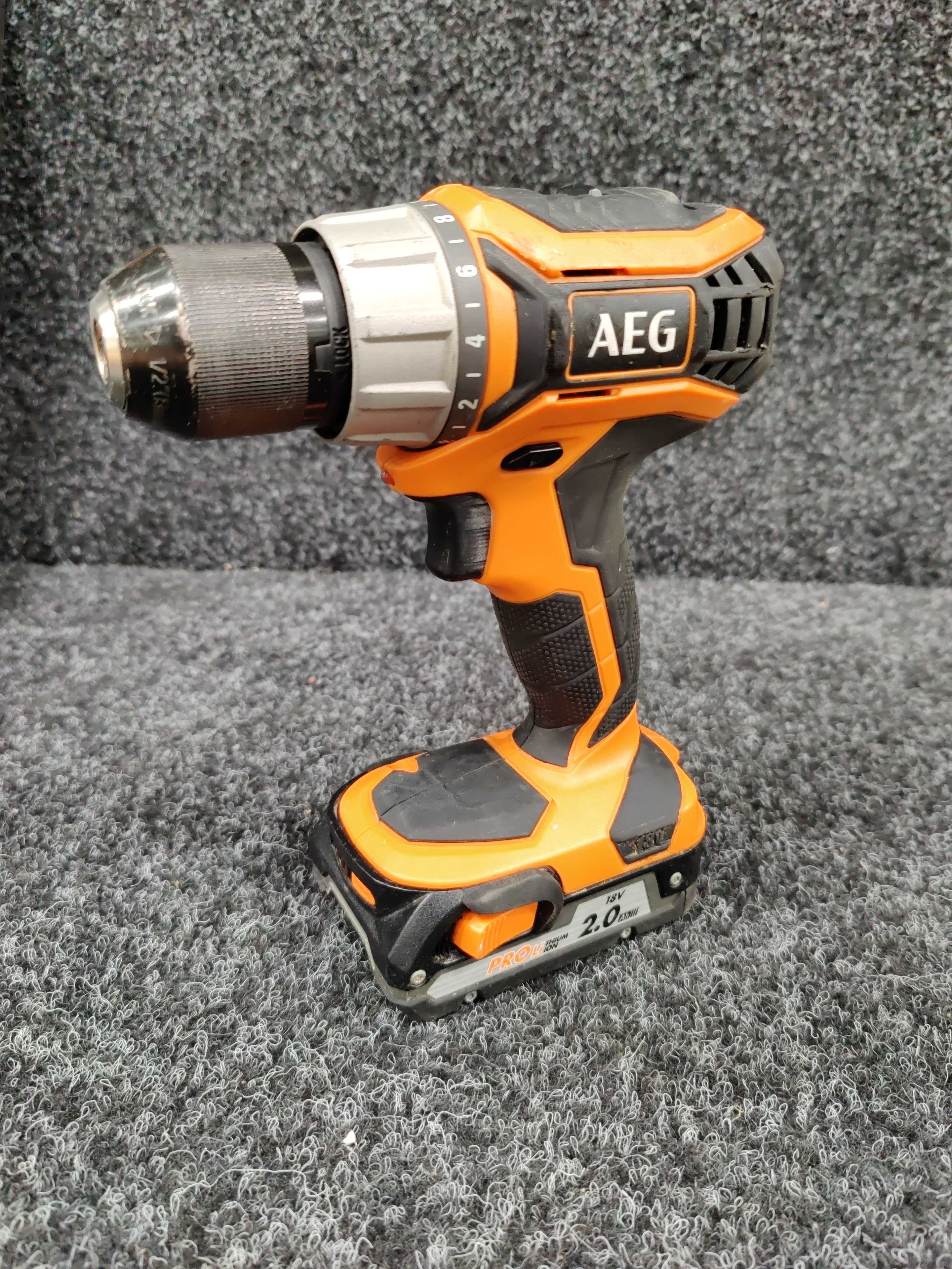 Impact drill AEG Powertools BS18C2 LI-202C - PS Auction - We value the ...