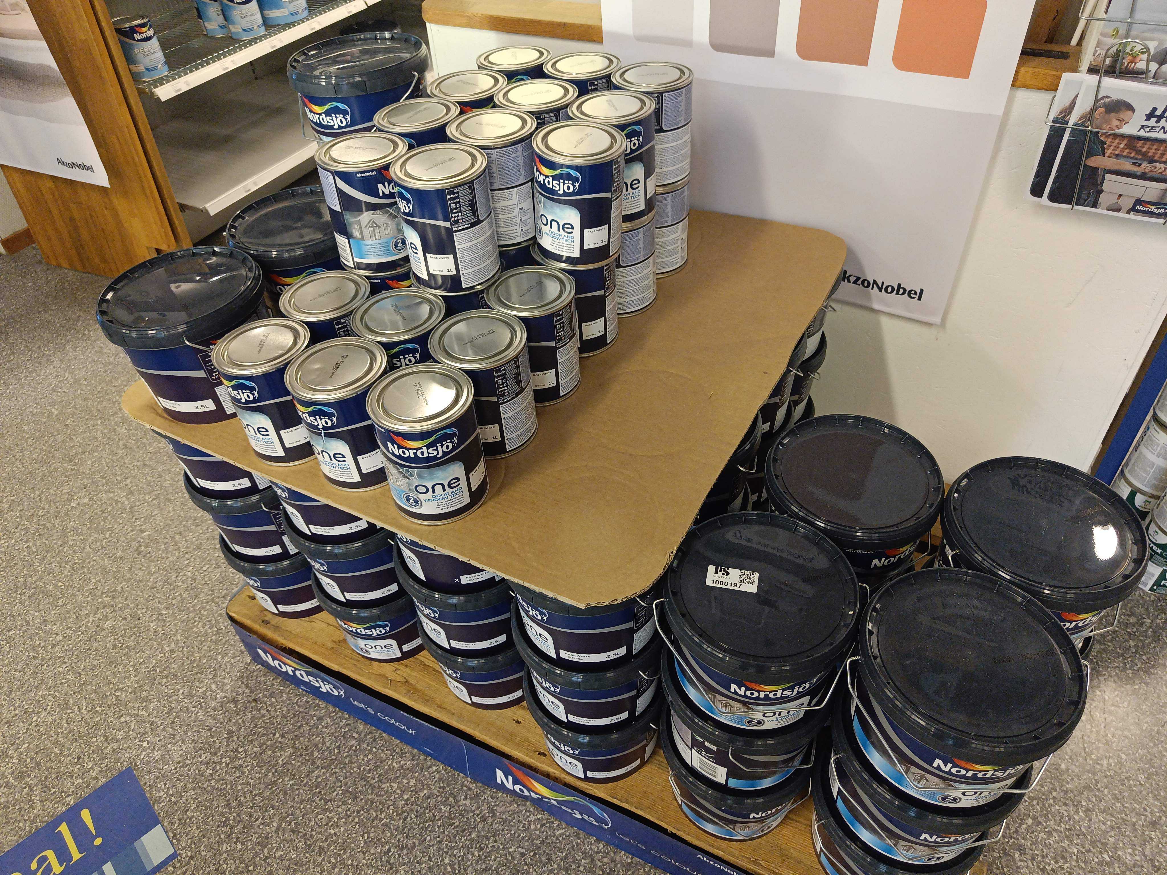 Door/Window color Nordsjö Tech Base White - About 190Liters - PS ...