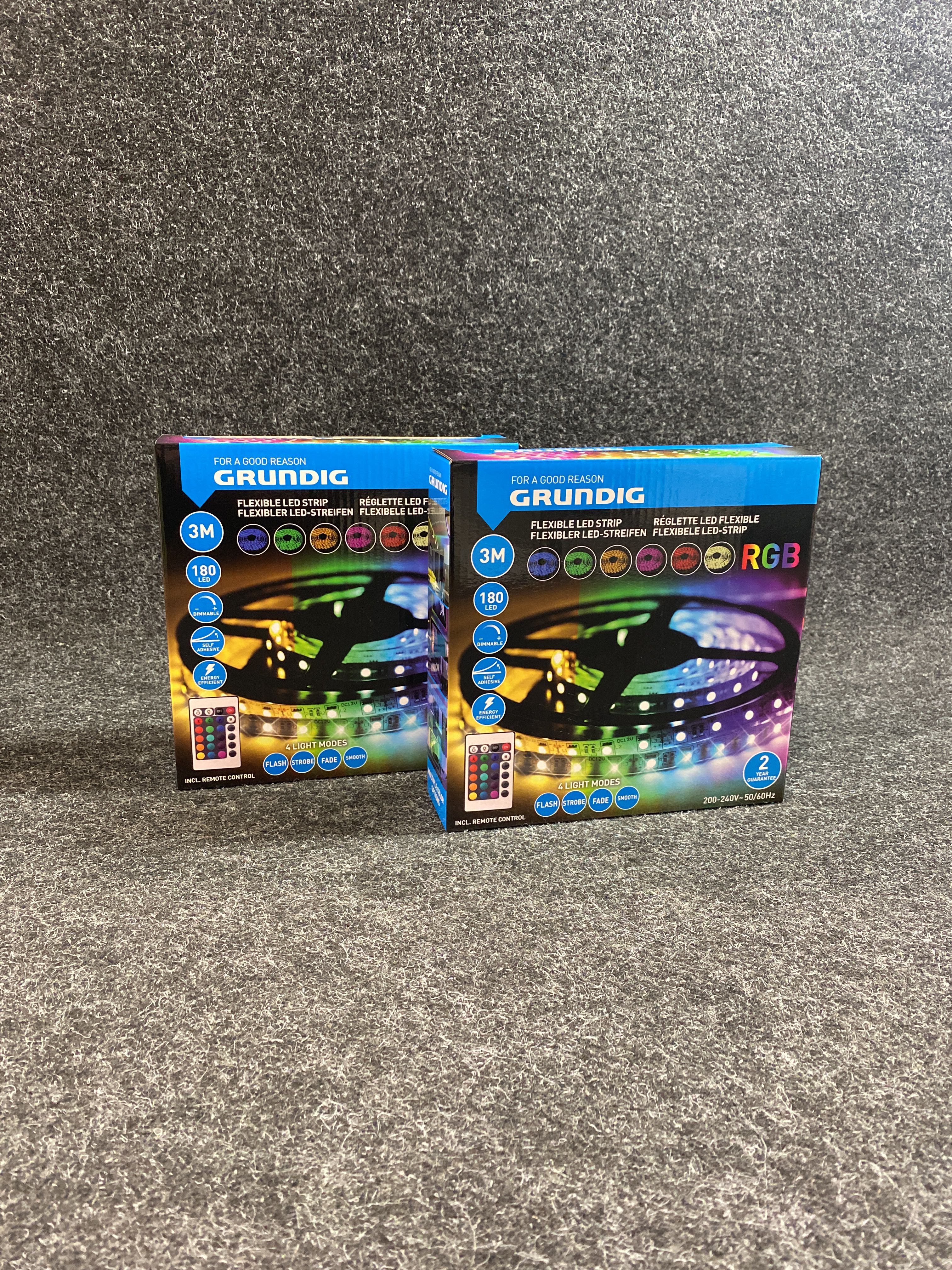 2st LED strips flexibel - 3 meter - 180 LED - Auktioner online ...