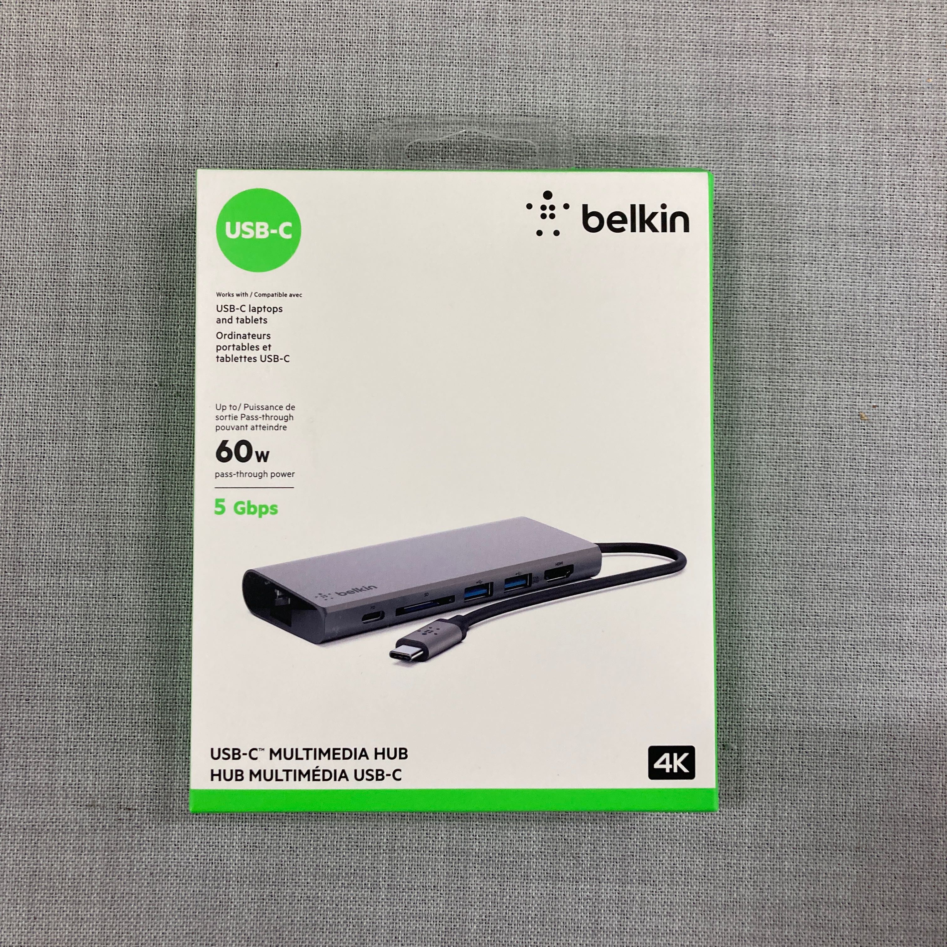 USB-hub Belkin USC-C Multimedia Hub + Power - Auktioner online ...