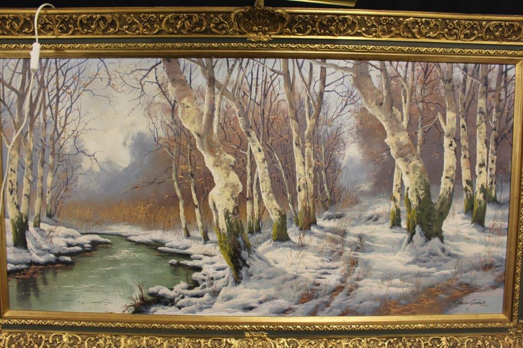 Plate: Oil Painting A. Bela Gabris - PS Auction - We value the future ...