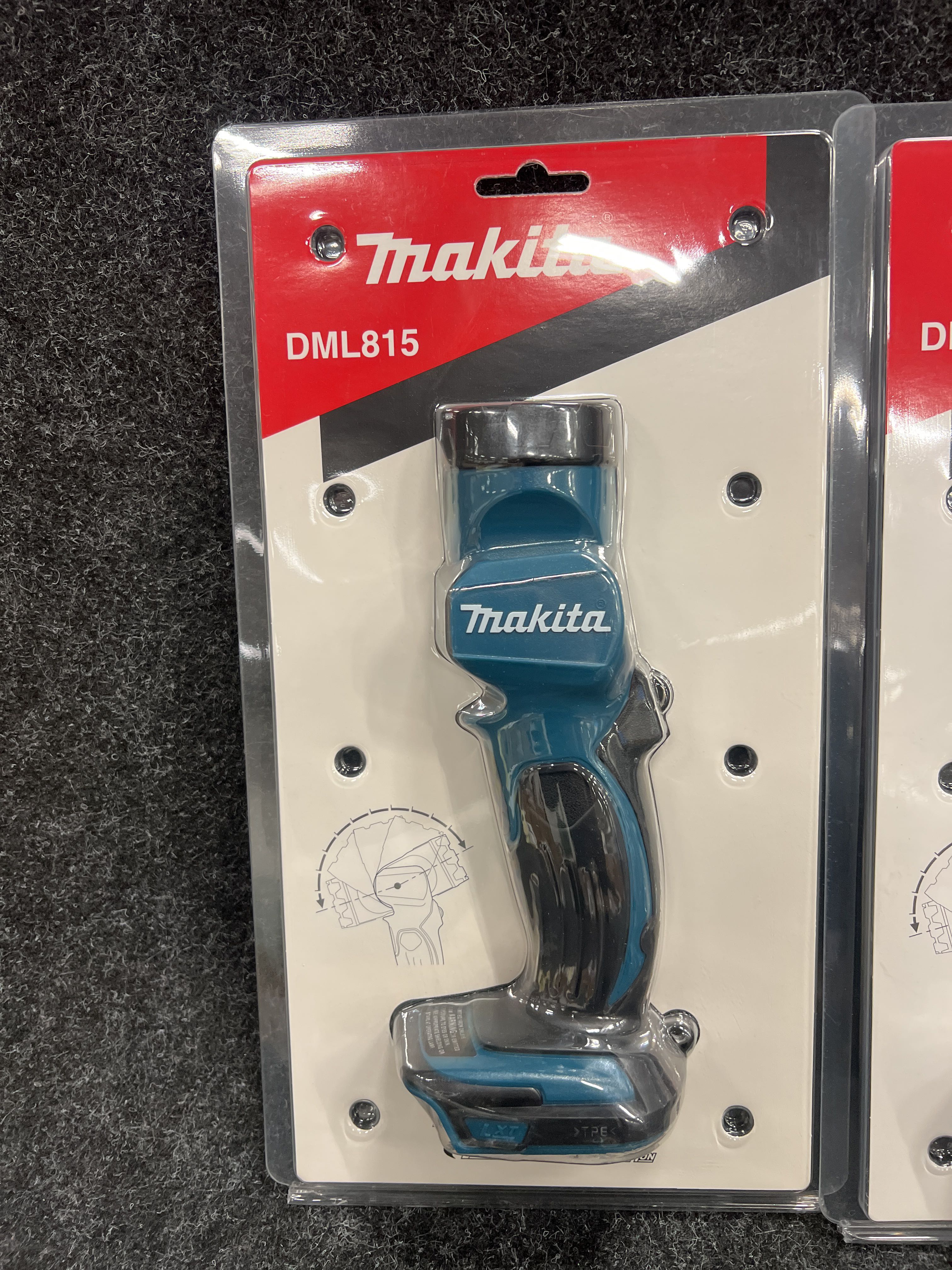 2 st bygglampor, Makita DML815 LED-lampa - Auktioner online ...