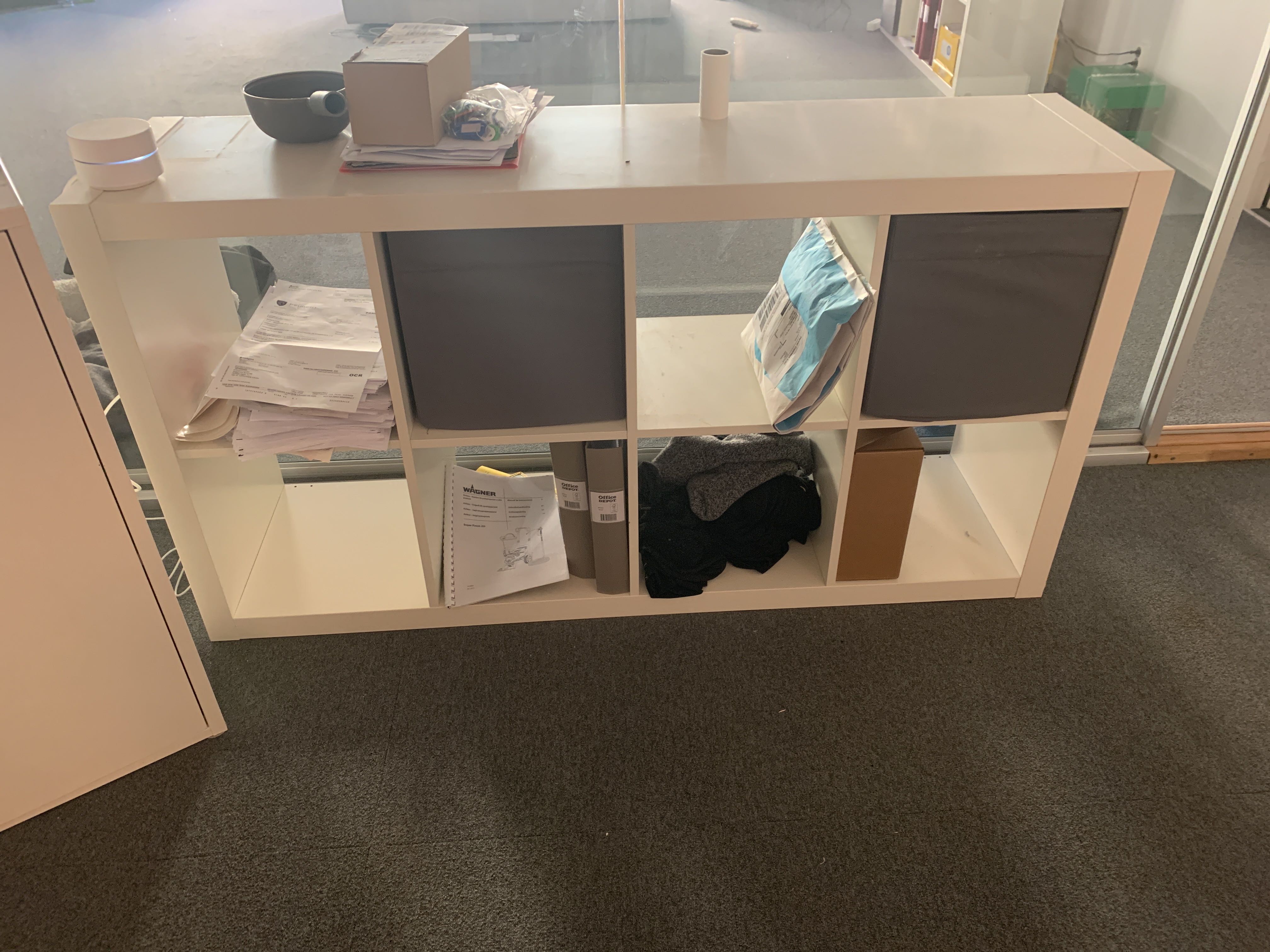 Office furniture Raise-lowerable desk, shelf etc. - PS Auction - We ...