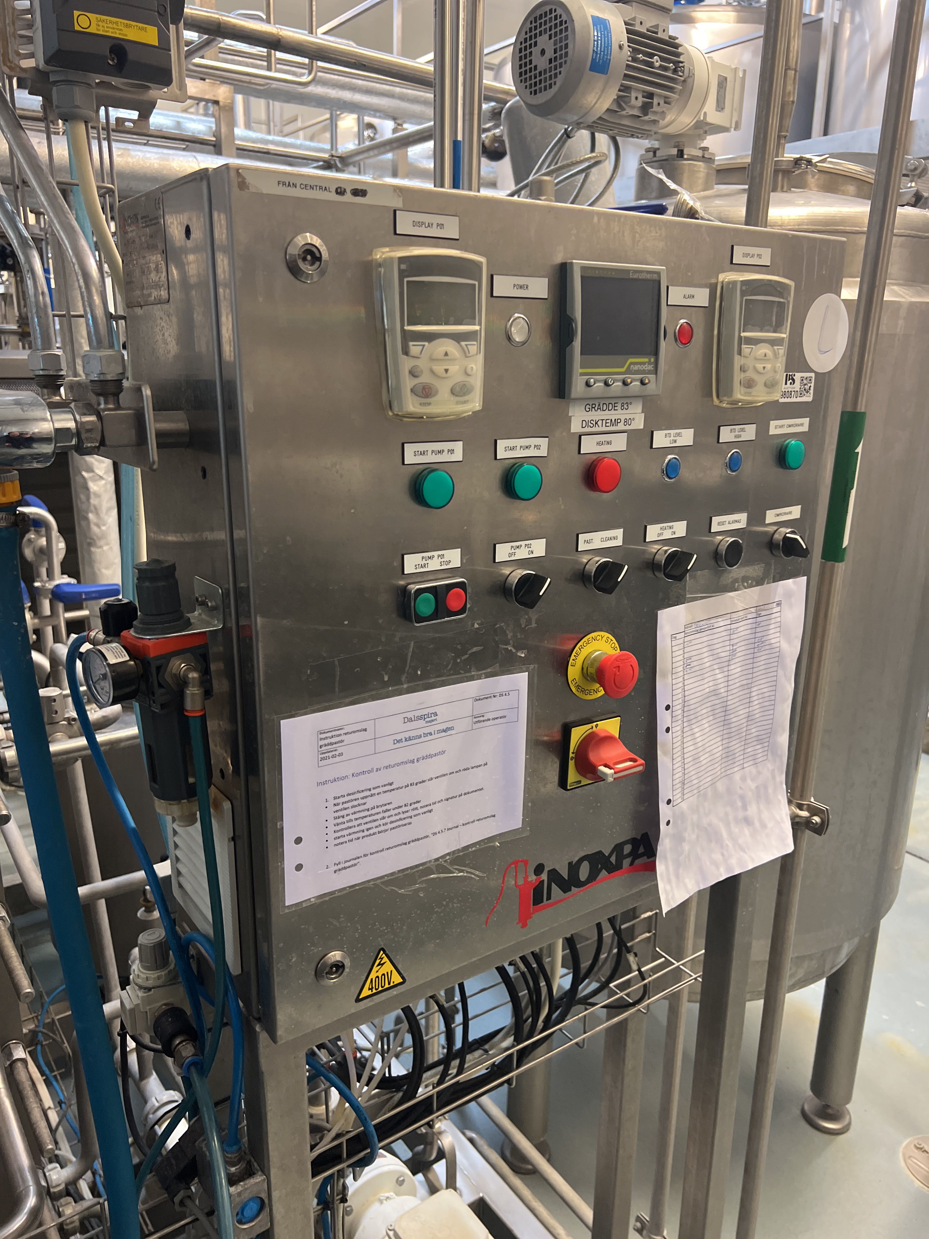 Cream pasteurizer Inoxpa 100 liters -2016 - PS Auction - We value the ...
