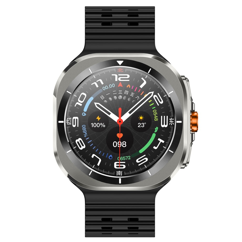 Z7 Ultra Smartwatch 1,46-tums, vattentät, hälsoövervakning, svart ...