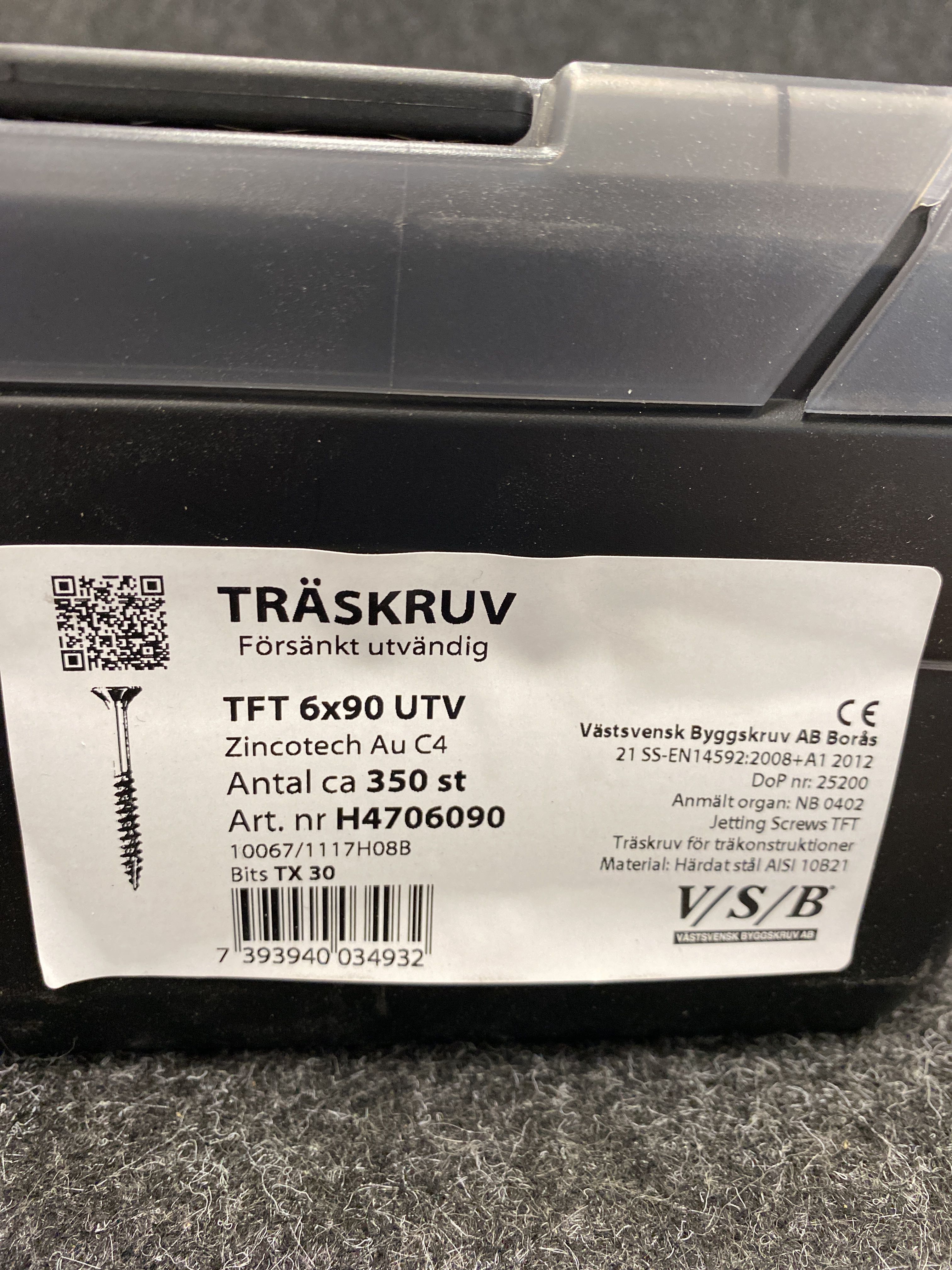 2st Förpackningar VSB Träskruv 6x90mm - Auktioner online - Nätauktioner ...