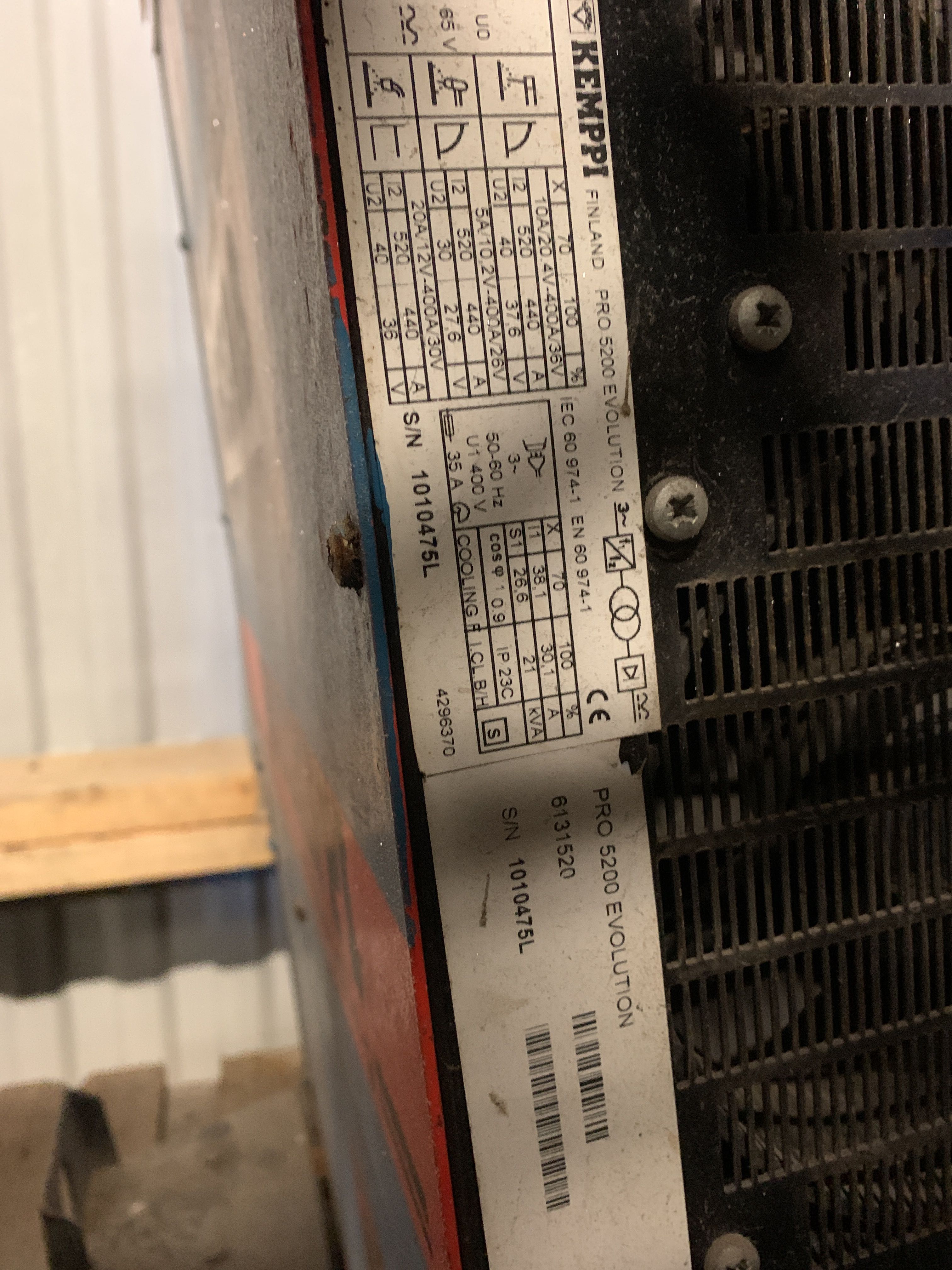 MIG welder Kemppi PRO 5200 Evolution with cooler and feeder - PS ...
