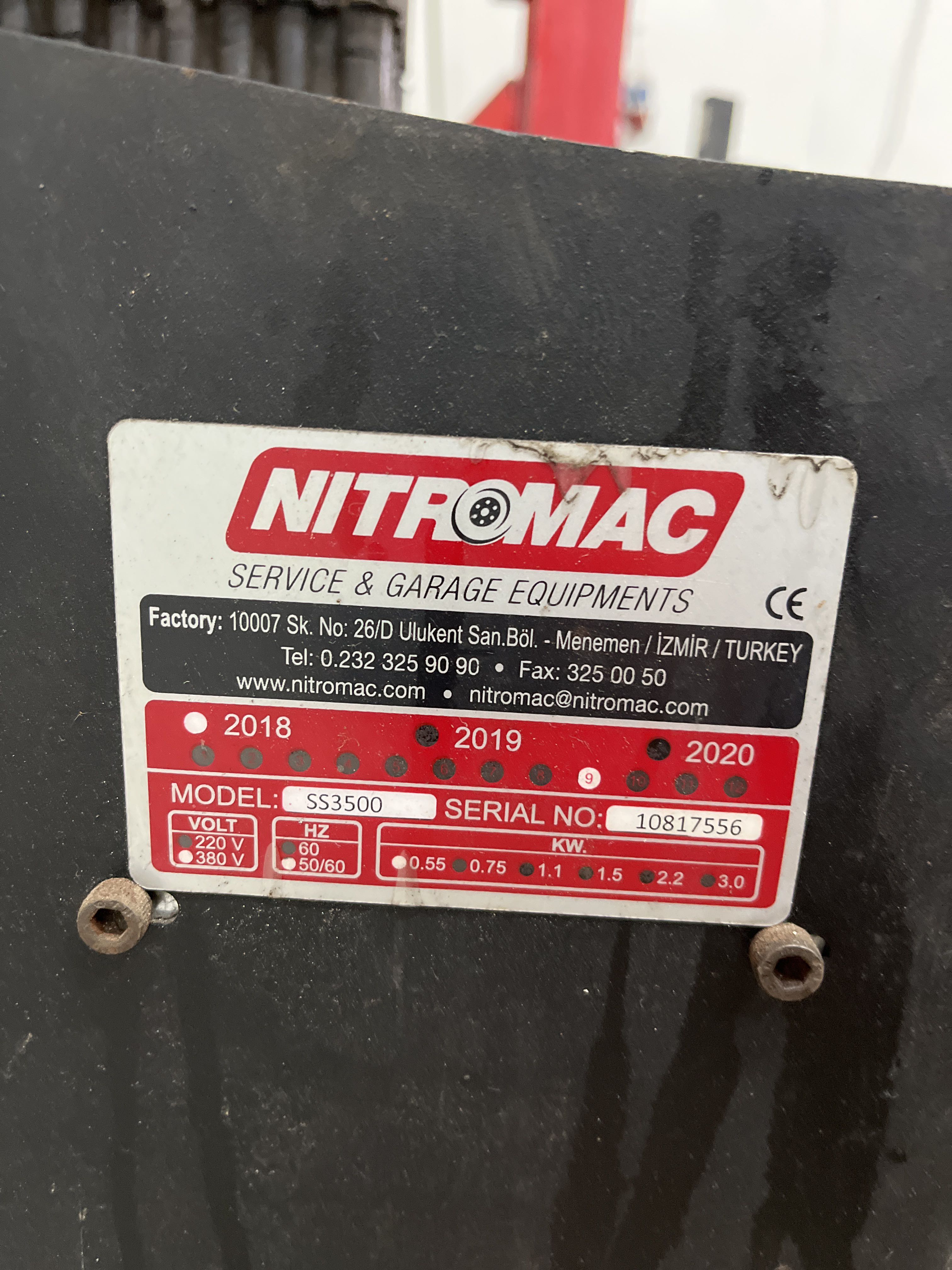 Saxlyft 3,5 Ton - Nitromac SS3500 - 2018 - Auktioner online ...