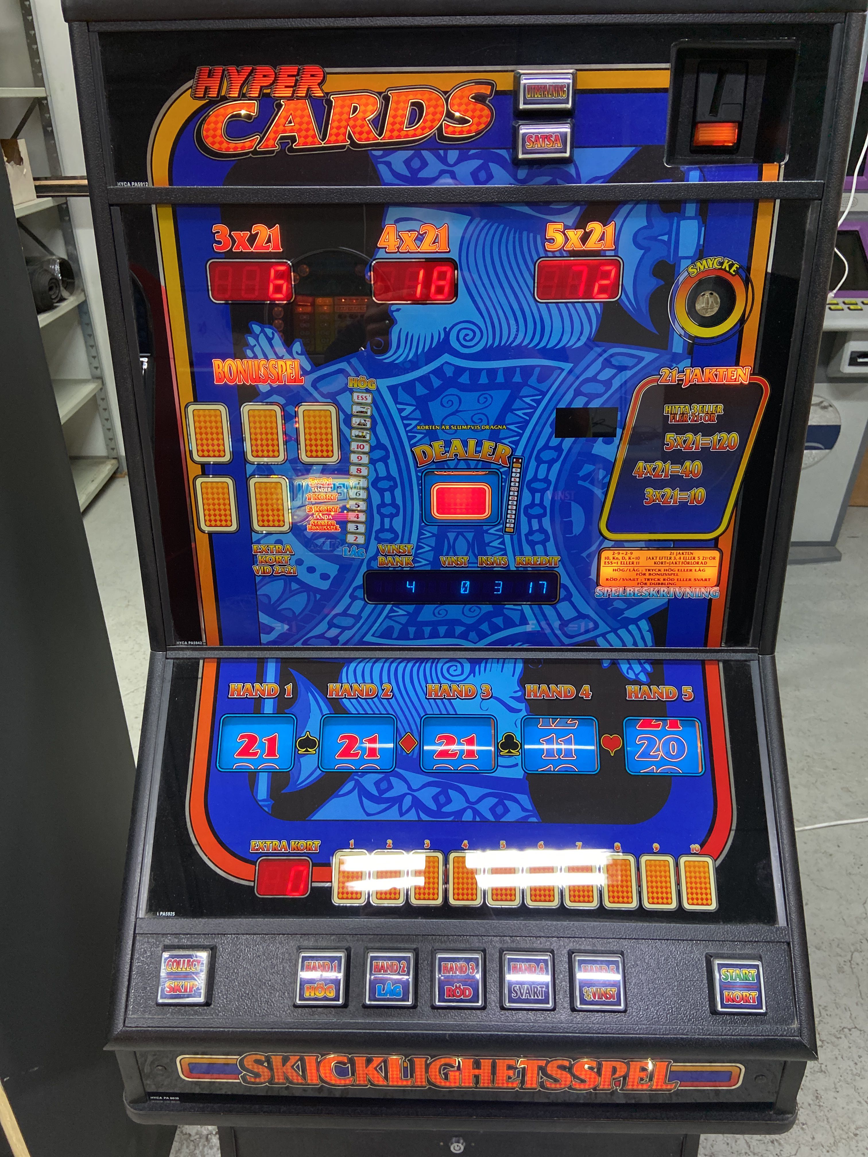 Slotmaskin Hyper Card - Auktioner online - Nätauktioner ...