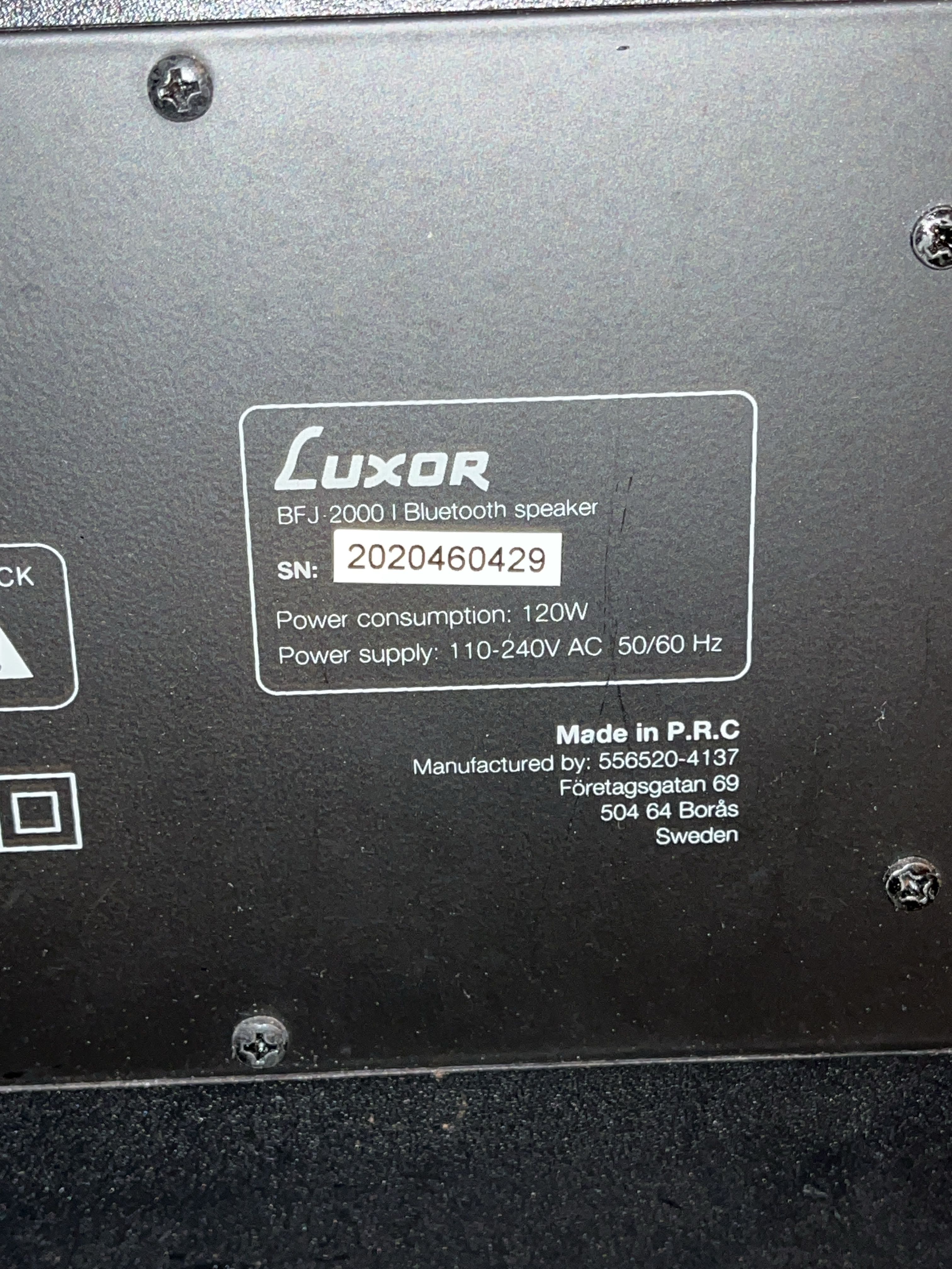 Högtalare 2st - Luxor BFJ 2000 - Auktioner online - Nätauktioner ...