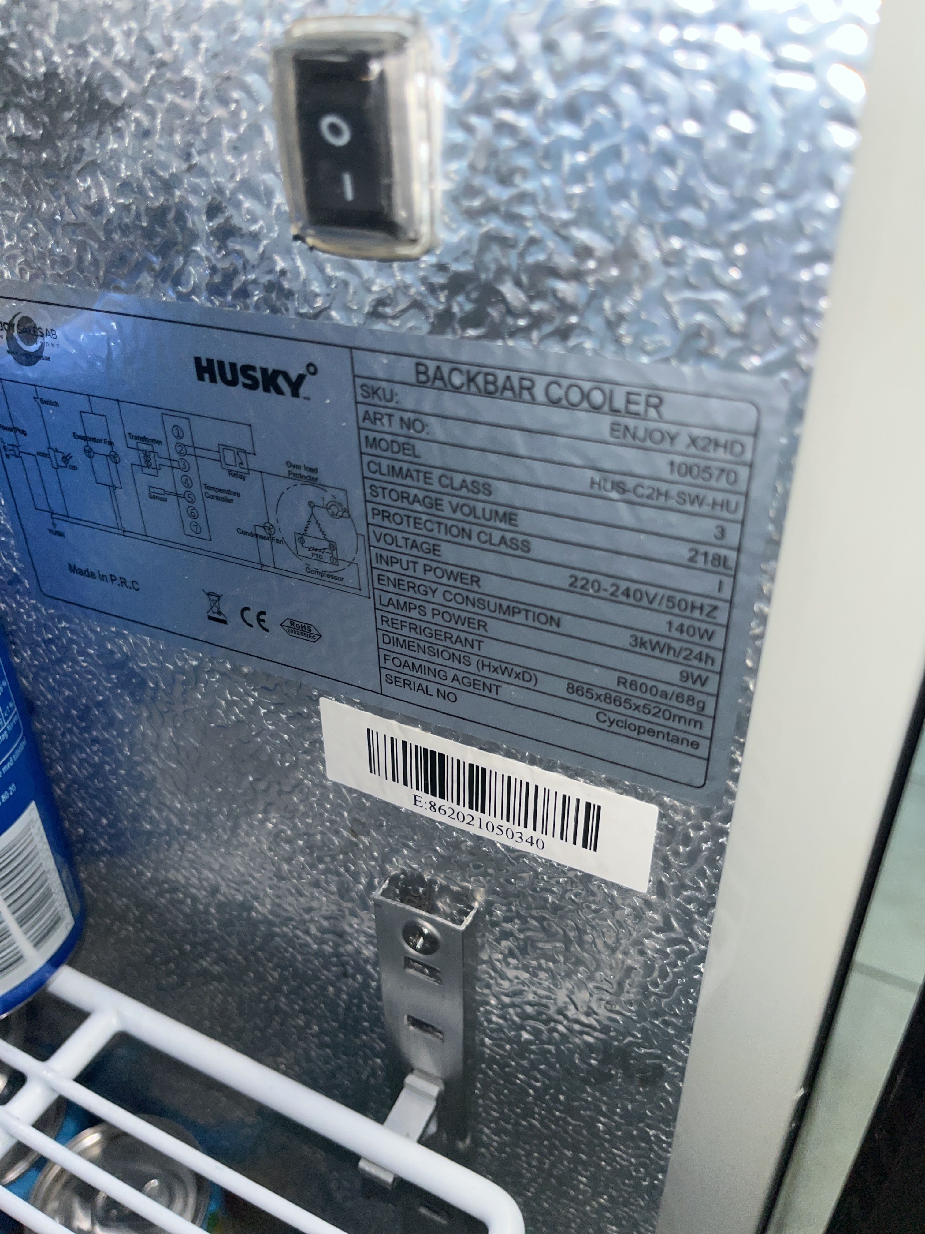 Undercounter refrigerator Husky - PS Auction - We value the future ...