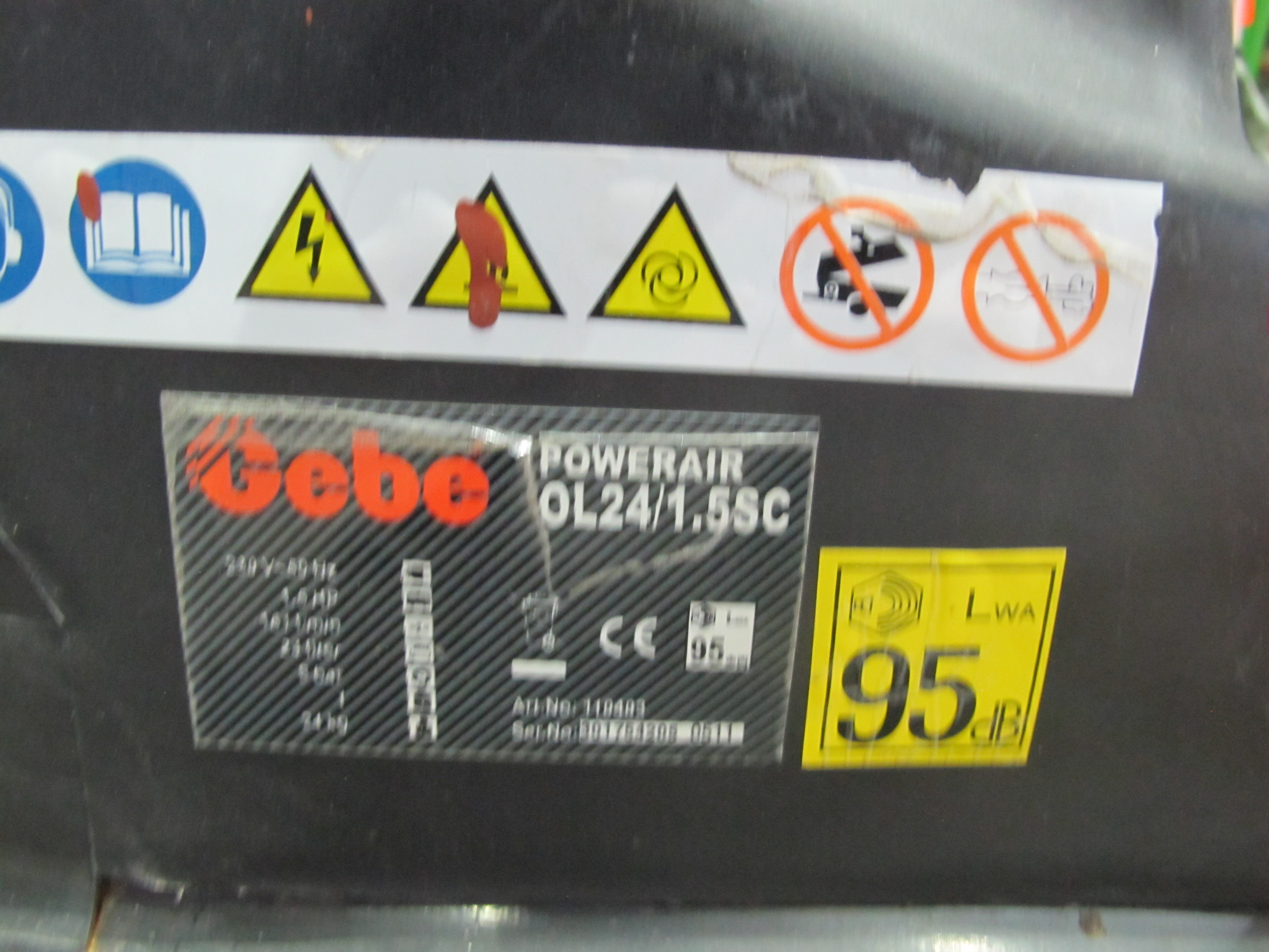 Kompressor Gebe Powerair - Auktioner online - Nätauktioner ...