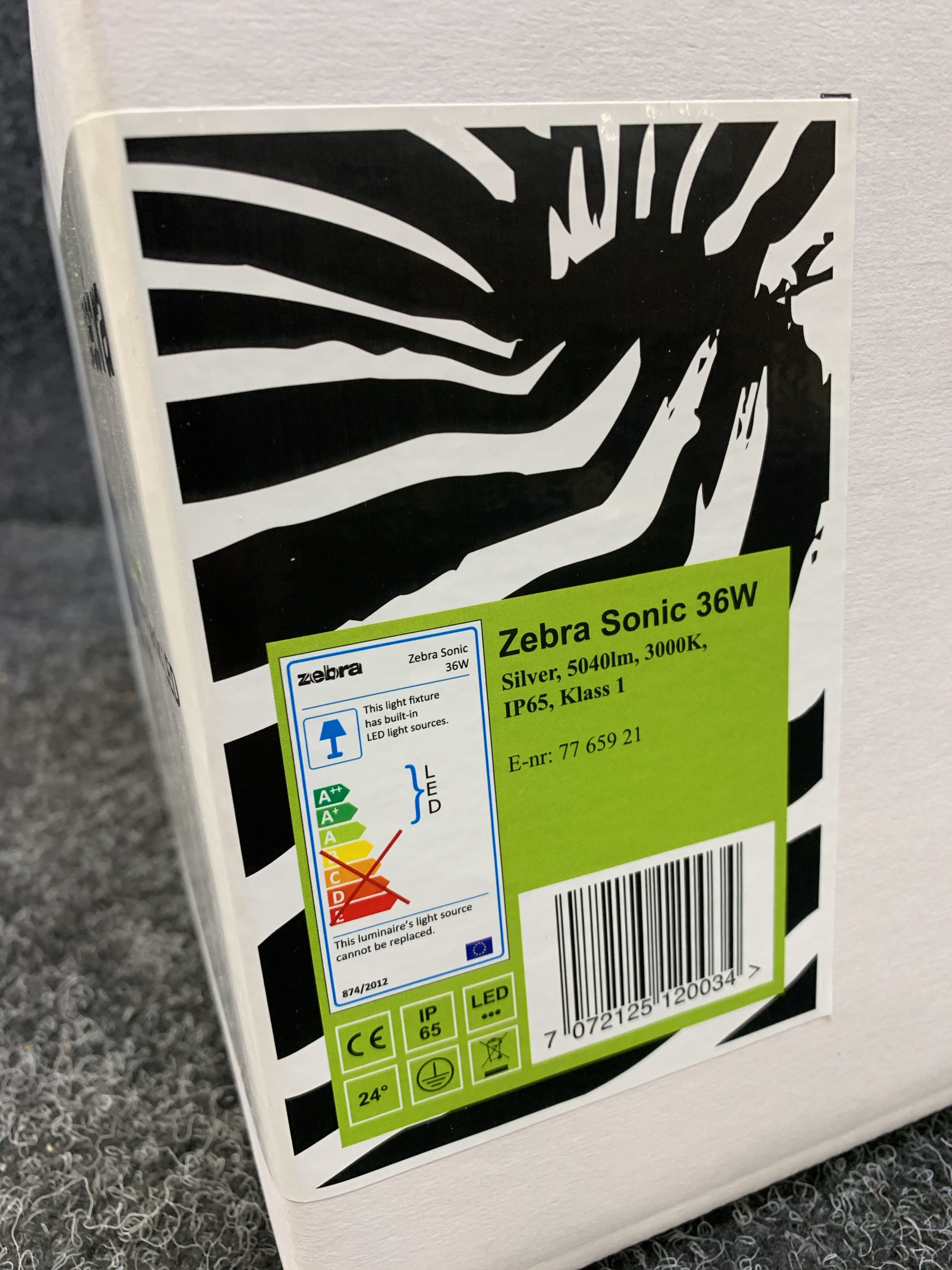 Strålkastare Zebra Sonic LED 36W 3000K Silver - Auktioner online ...