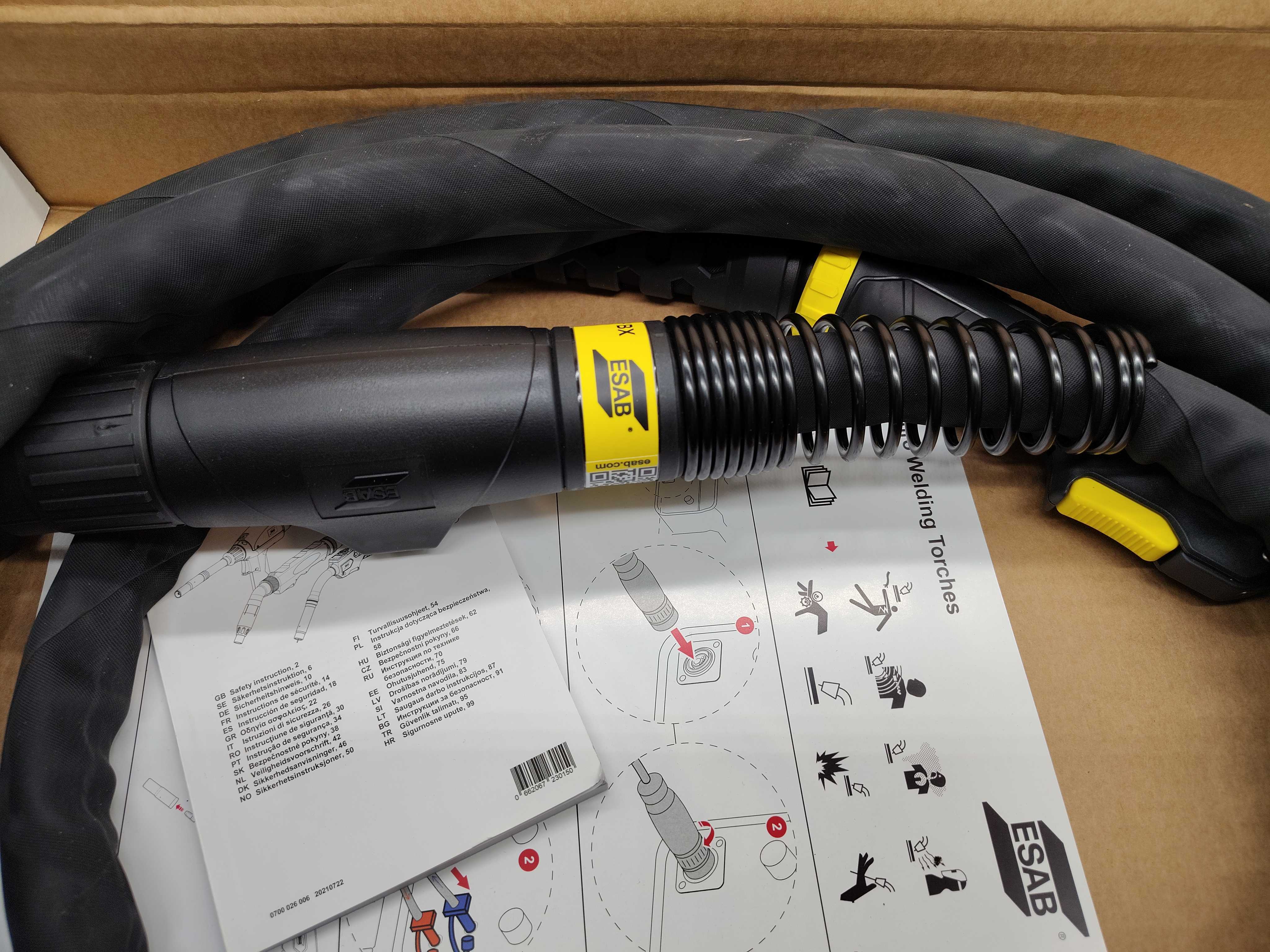 MIG-svetsbrännare, st, ESAB, Exeor MIG 4.0 G2 BX, 5 m - Auktioner ...