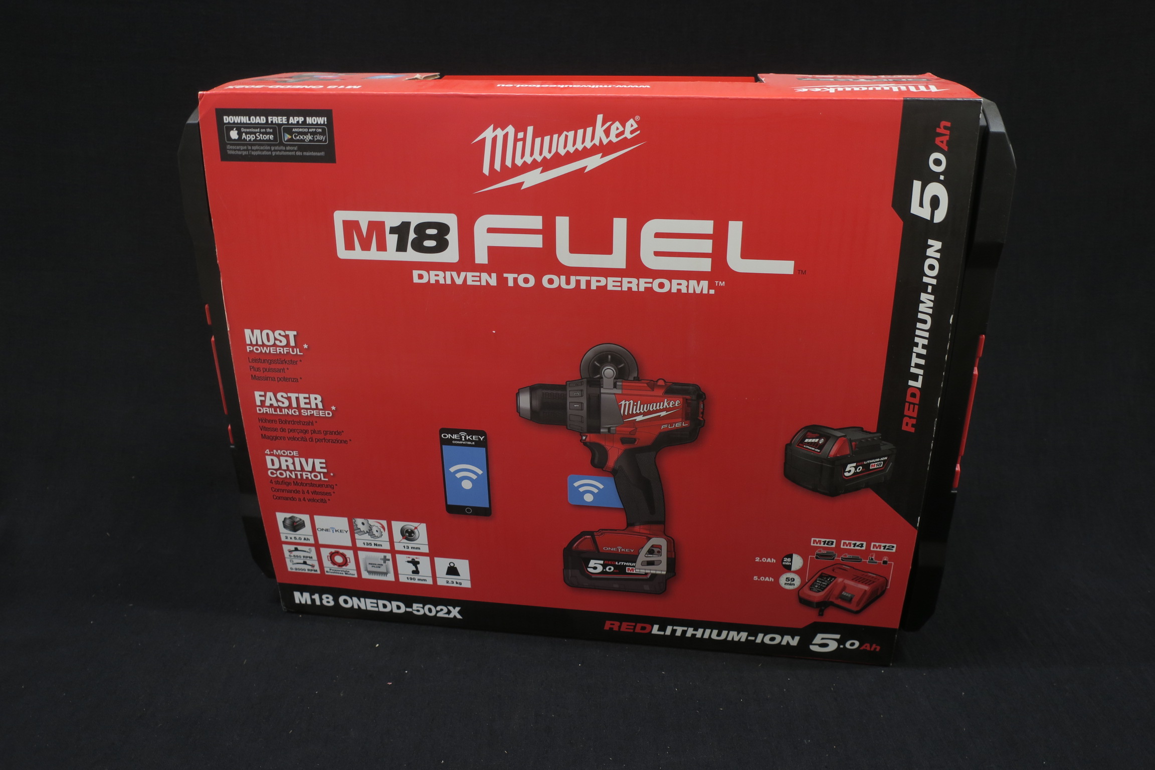 Screwdriver Milwaukee M18 ONEDD-502X - Free shipping - PS Auction - We ...