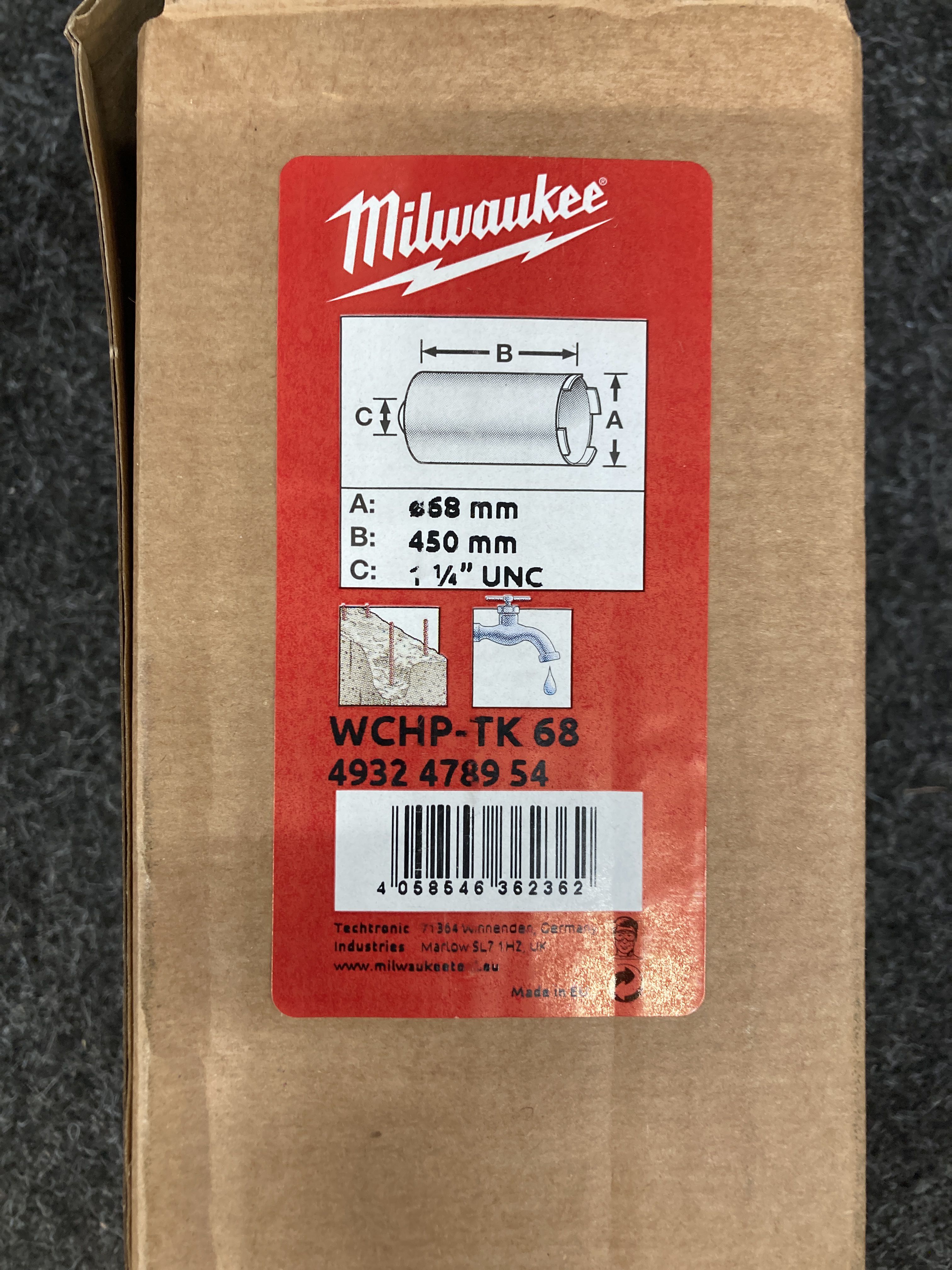 Diamond drill Milwaukee WCHP-TK 68 mm - PS Auction - We value the ...