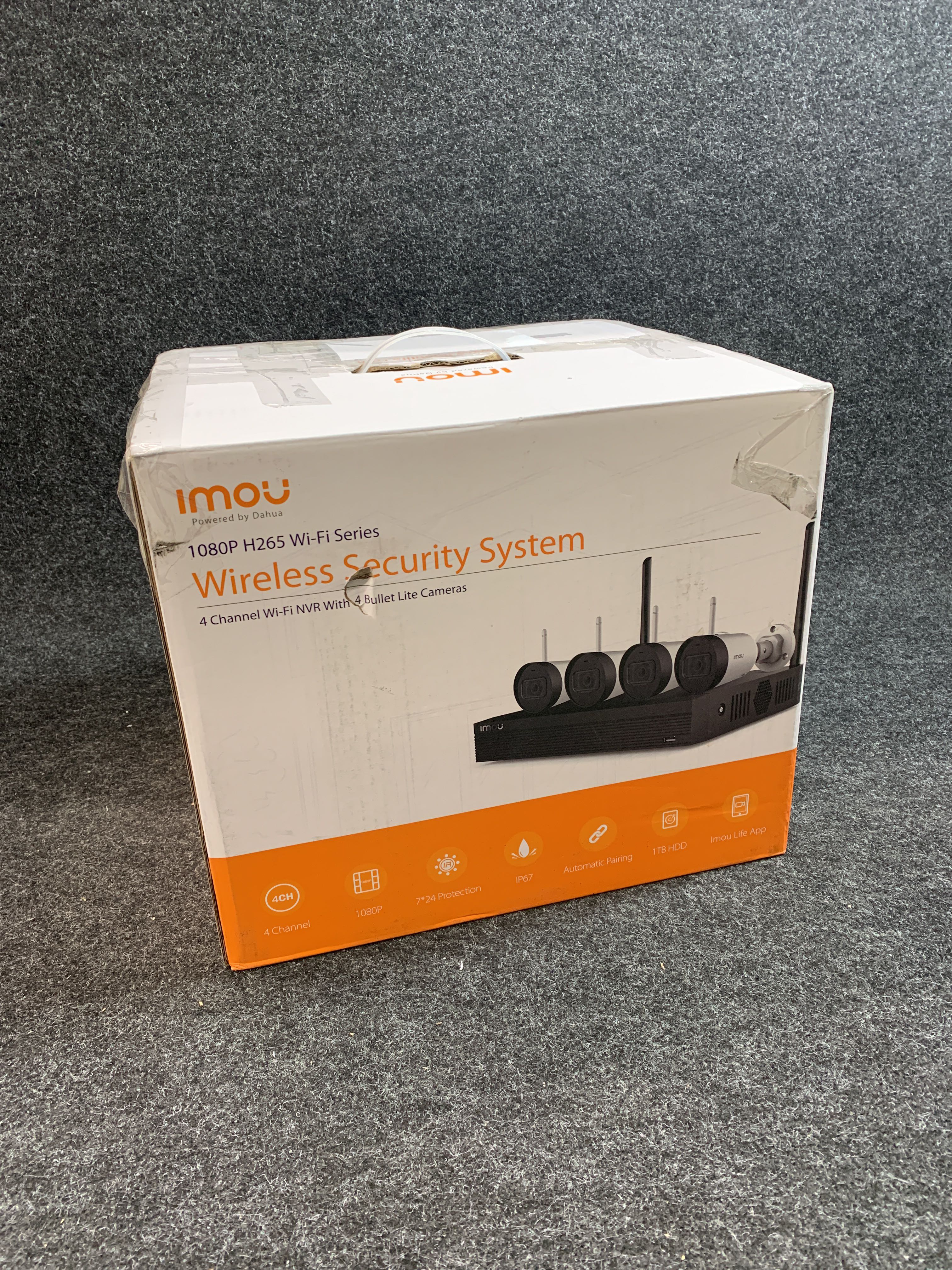 Surveillance package with base station and four cameras IMOU Wireless ...