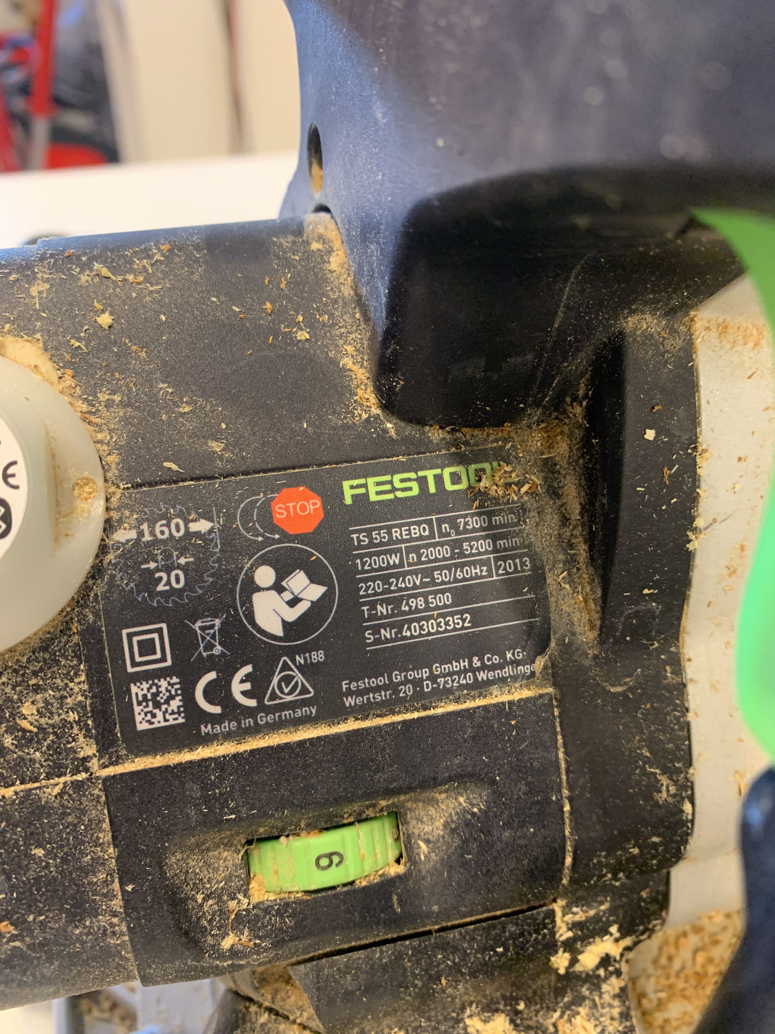 Plunge saw Festool TS55 REBQ incl. two rails - PS Auction - We value ...