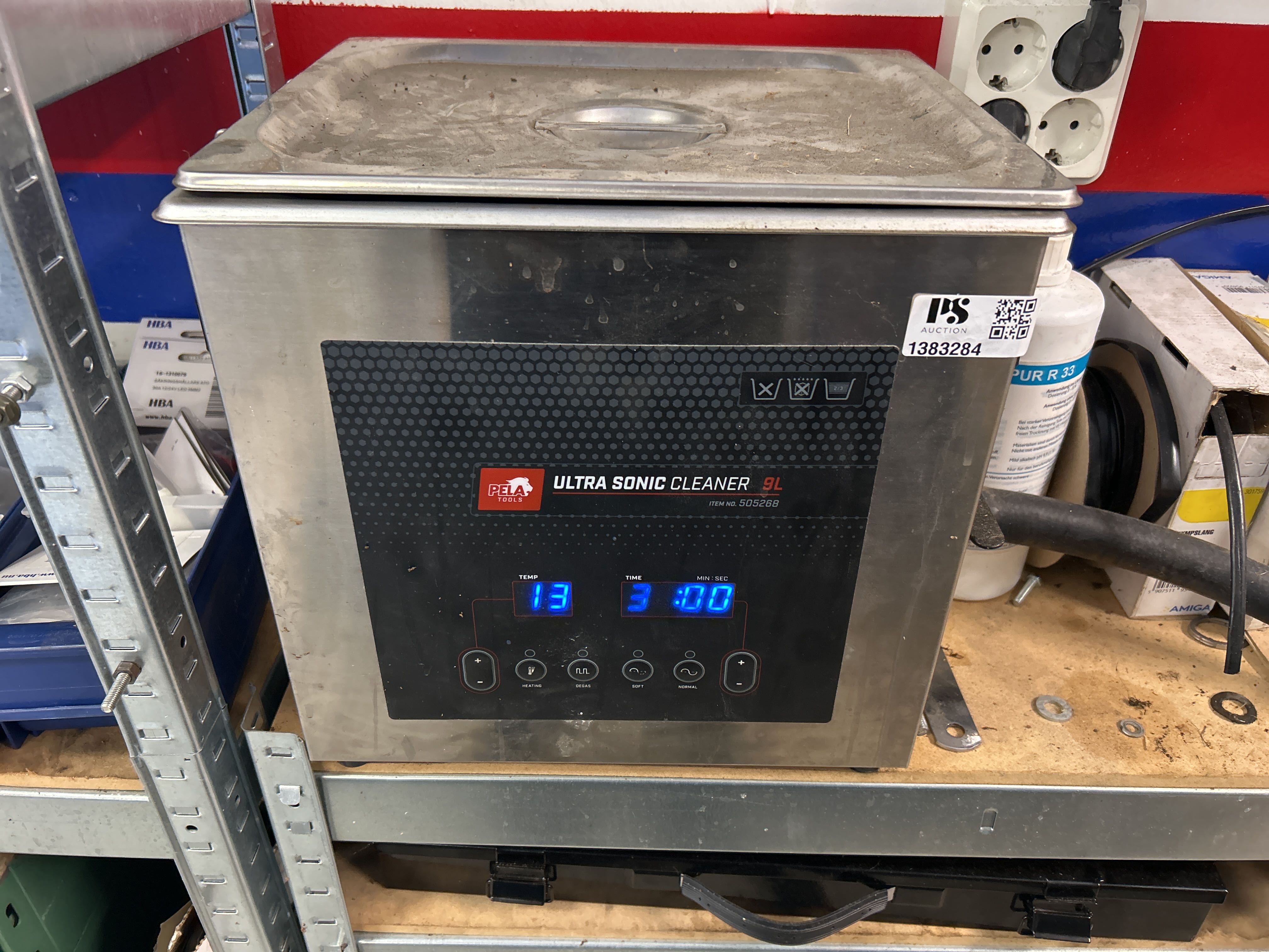 Ultrasonic cleaner - Pela Tools Ultra Sonic Cleaner - PS Auction - We ...