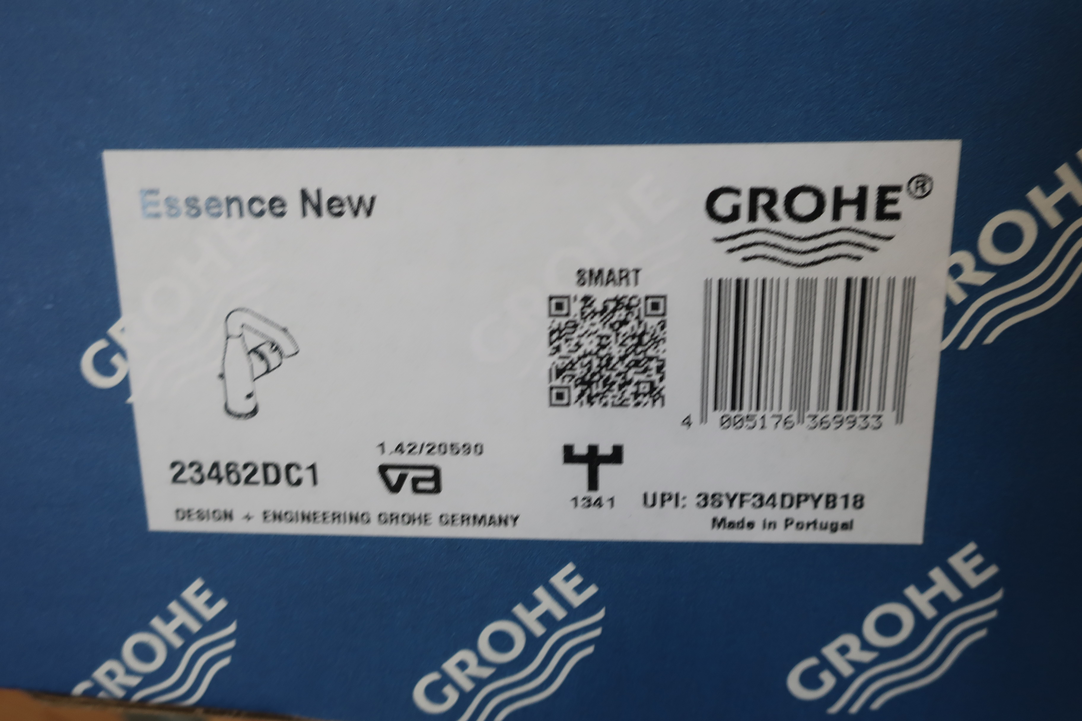 Tvättställsblandare Grohe Essence New 23462DC1 med Lyftventil - Fri ...