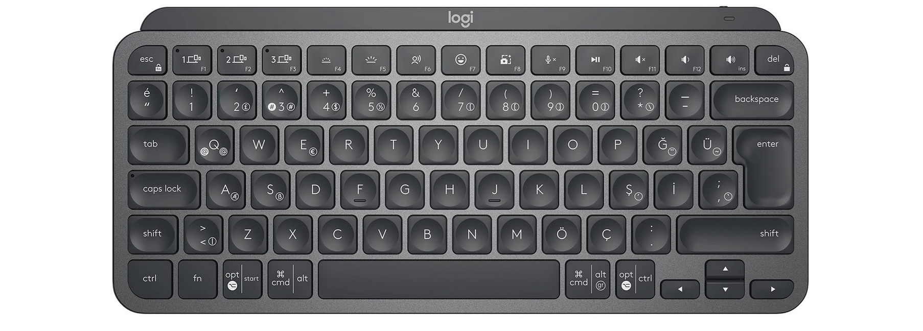 Wireless keyboard Logitech MX Keys Mini Graphite - PS Auction - We ...